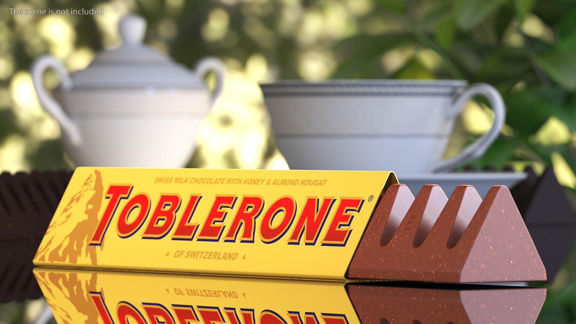 Opened Toblerone Milk Chocolate Bar 3D Model - TurboSquid 1769330