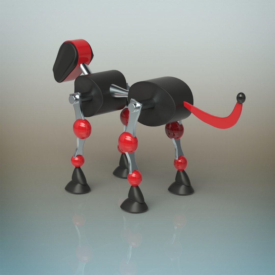 Robot Dog Model - TurboSquid 1697452