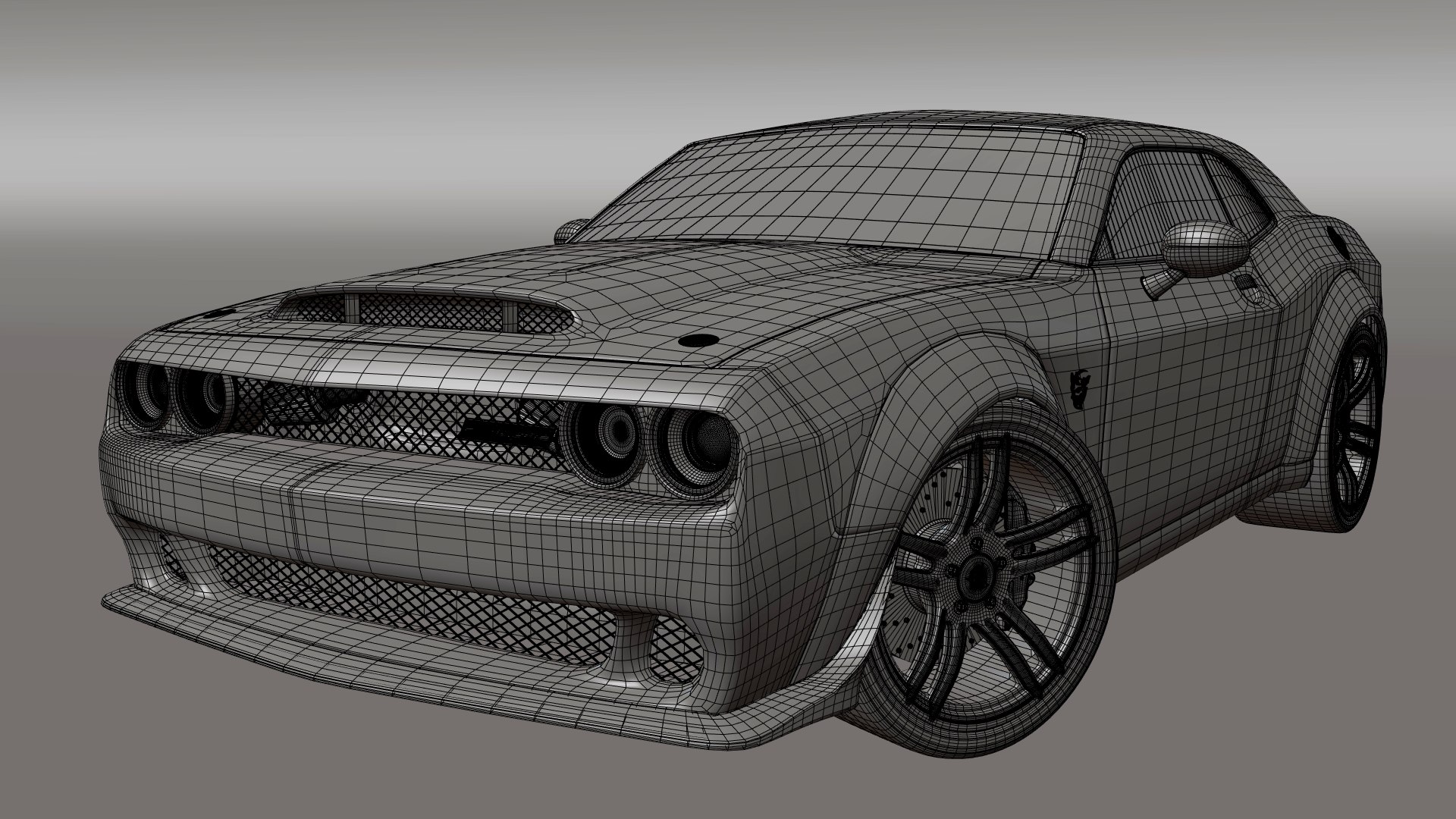 Dodge Challenger 3D Model - TurboSquid 1535986