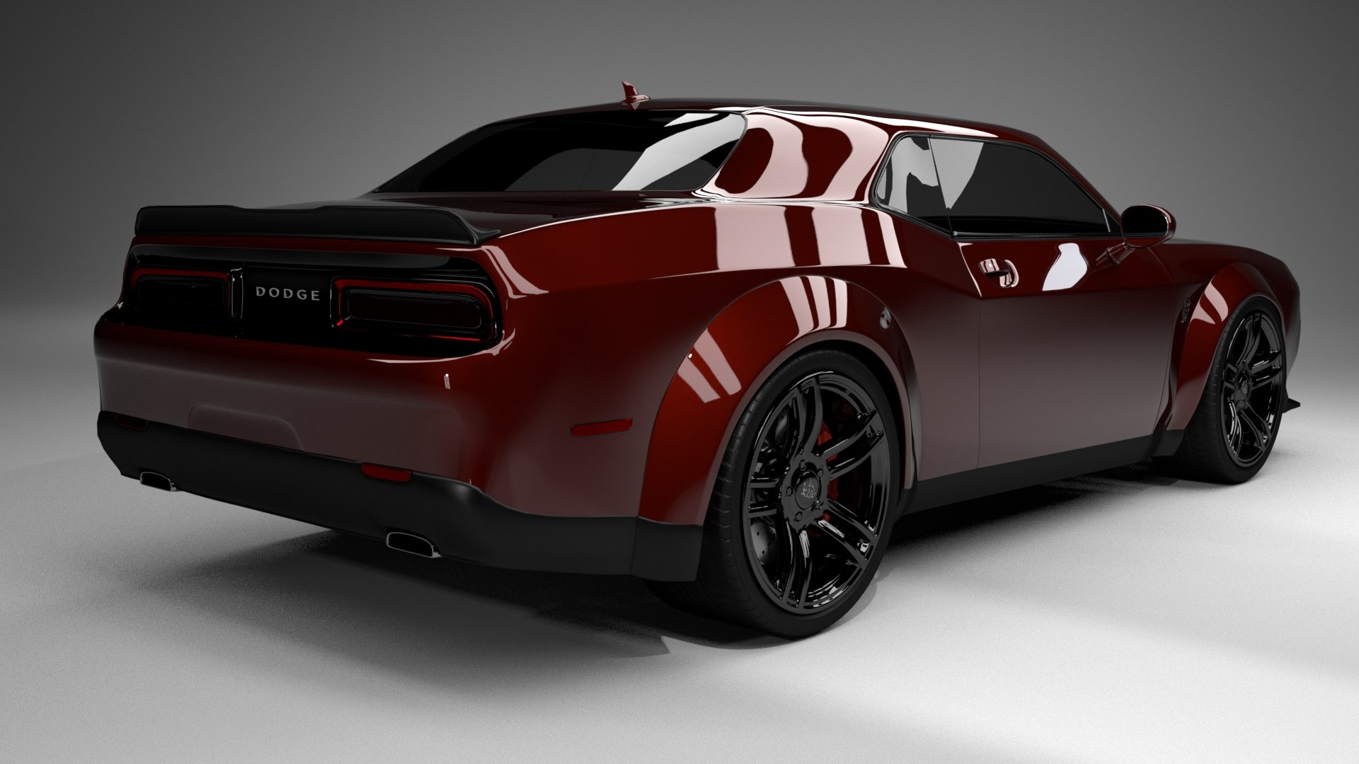 Dodge Challenger 3D Model - TurboSquid 1535986