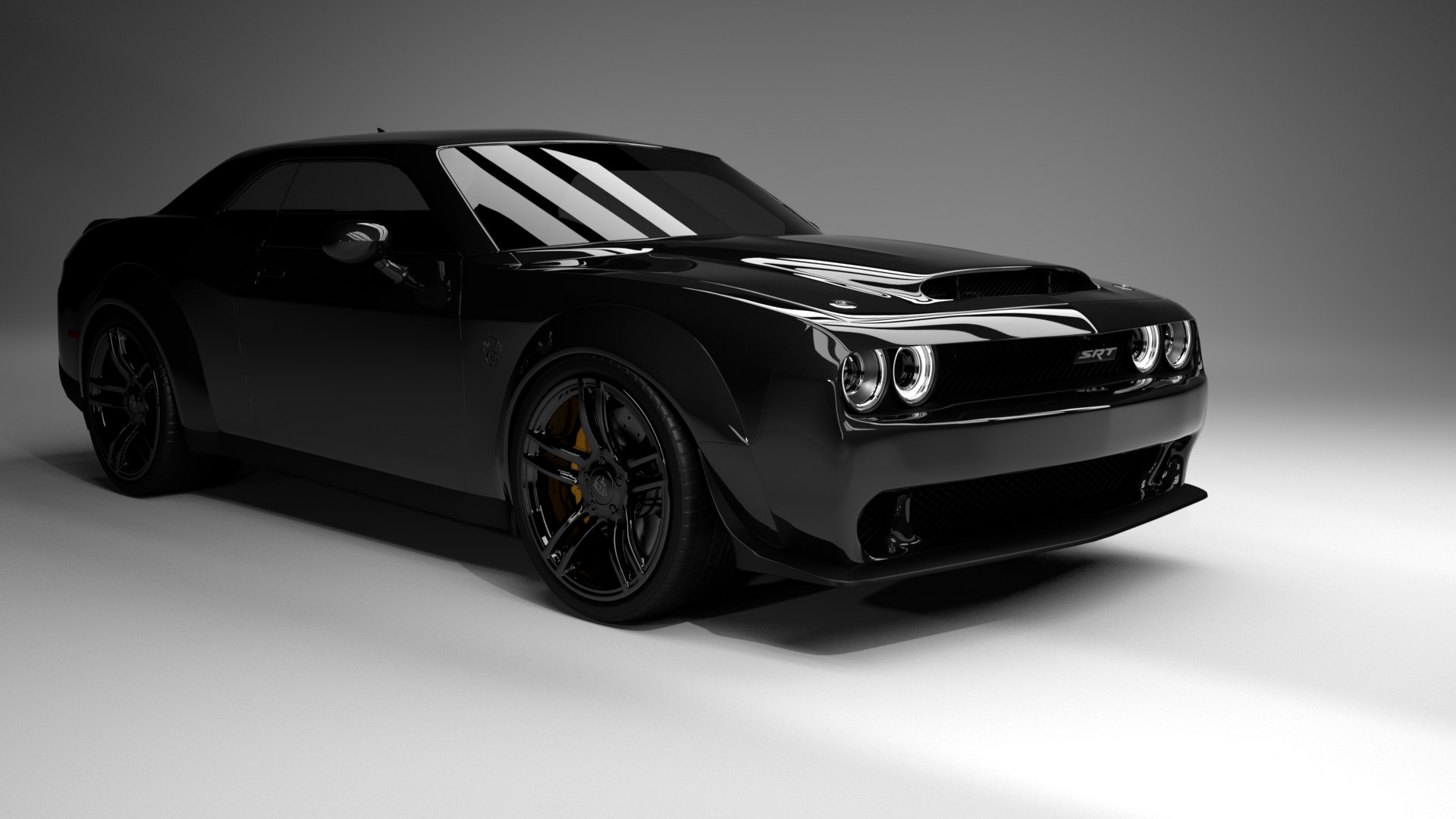 Dodge Challenger 3D Model - TurboSquid 1535986