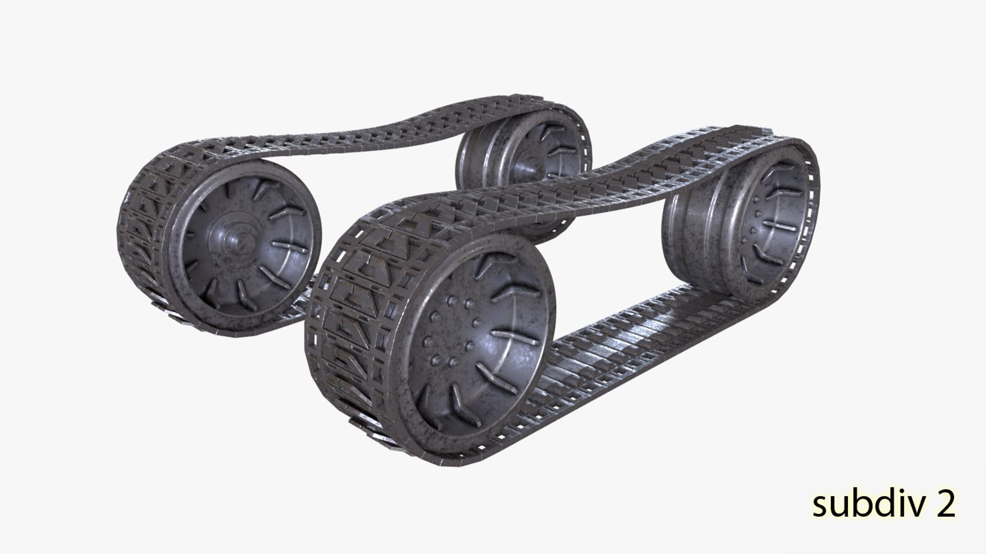 3D Model Tanks Tracks - TurboSquid 1365005