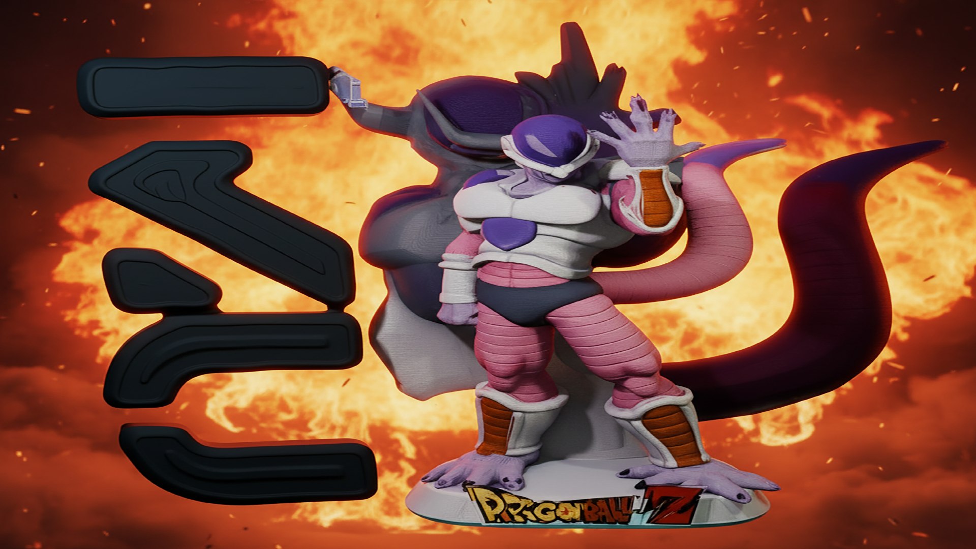 Alien Emperor Fan Art 3D Logo Statue Printable Sci Fi Villain Figure 3D ...