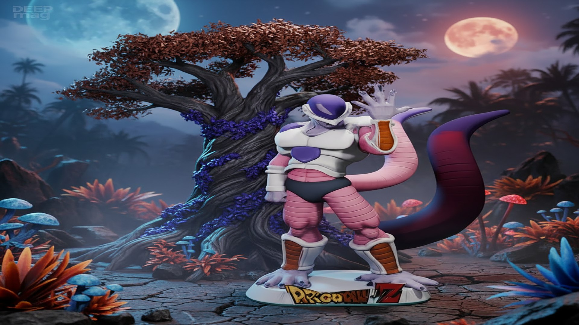 Alien Emperor Fan Art 3D Logo Statue Printable Sci Fi Villain Figure 3D ...