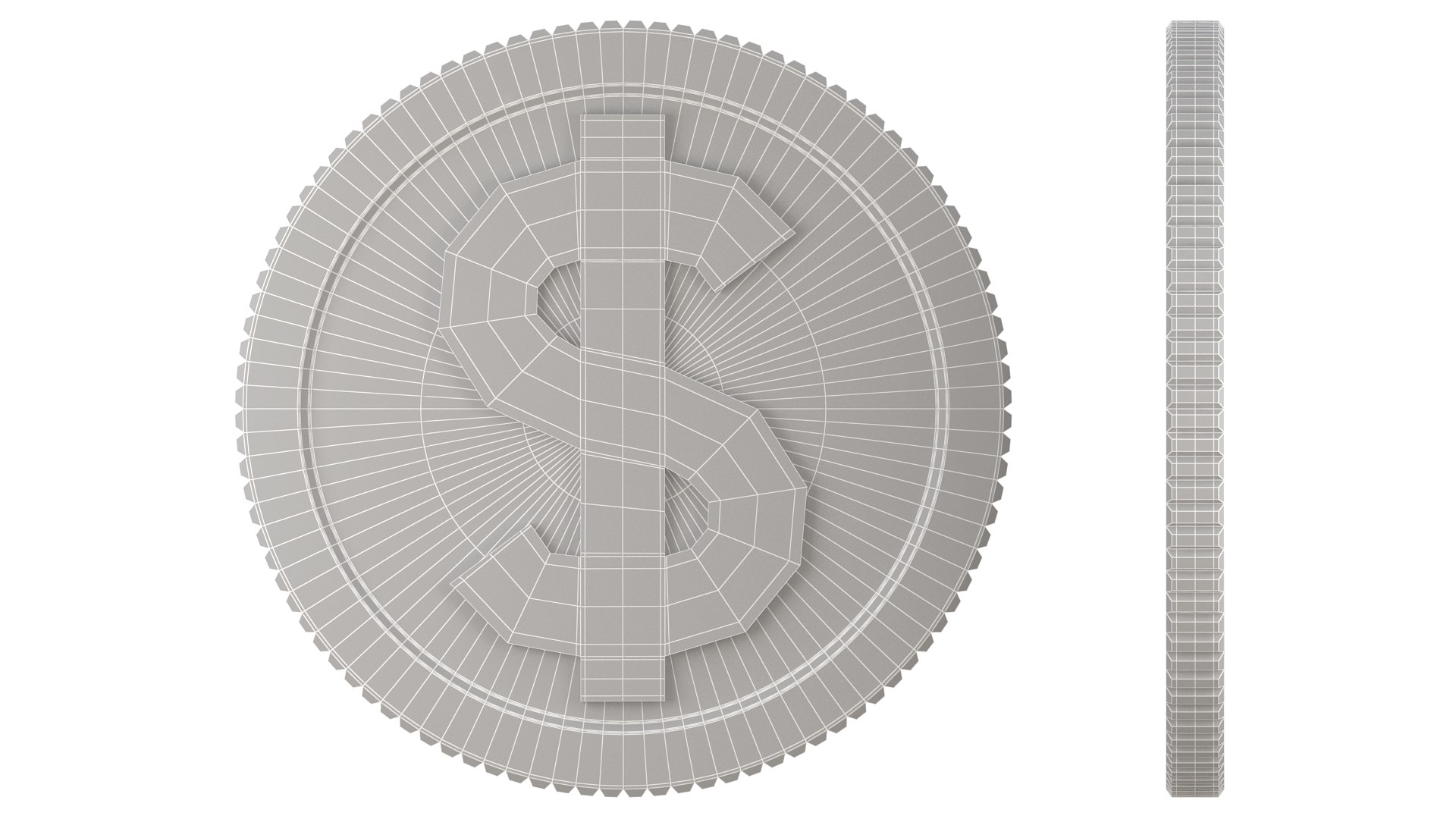 Gold Coin Model - TurboSquid 1701888