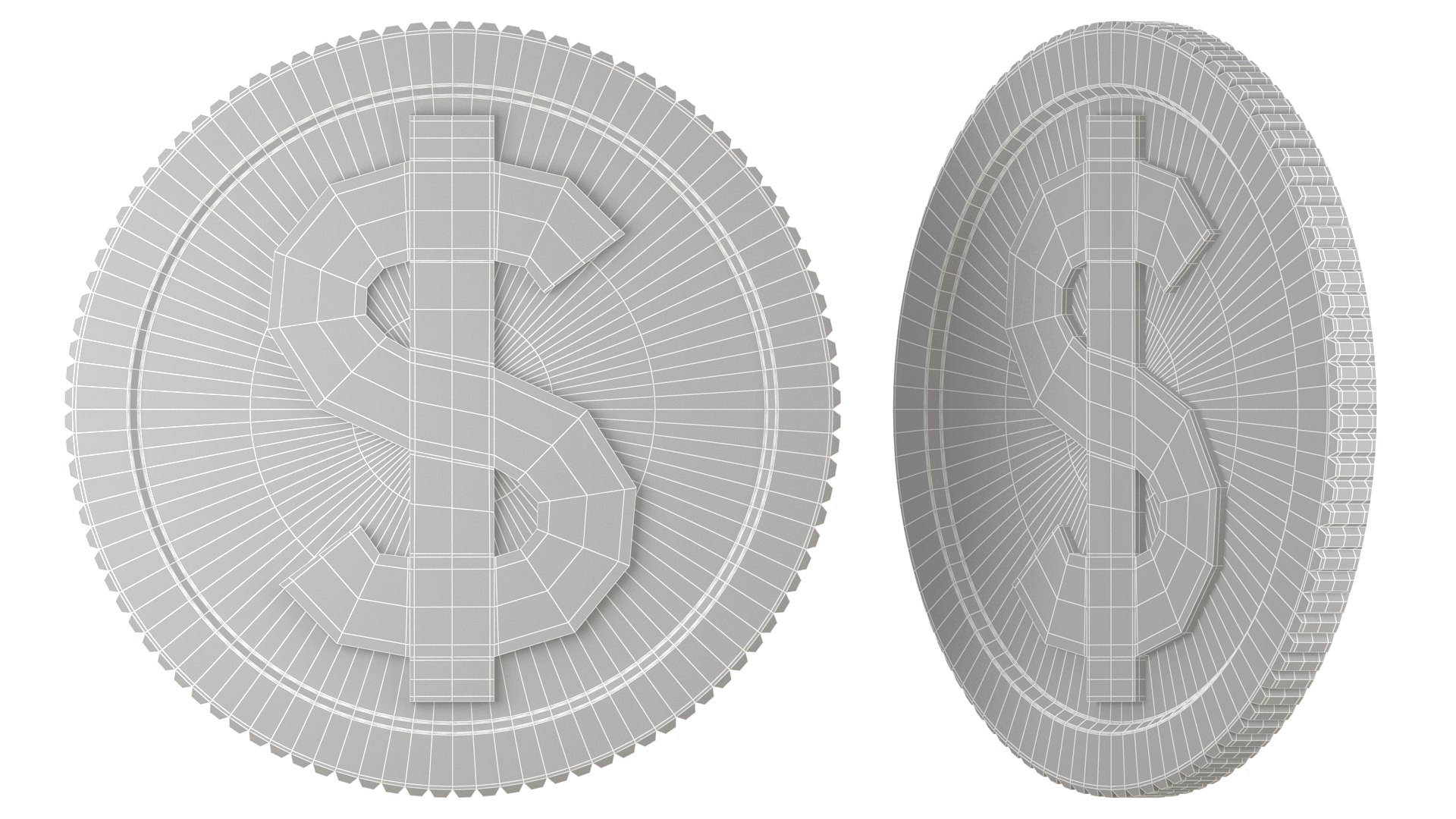 Gold Coin Model - TurboSquid 1701888