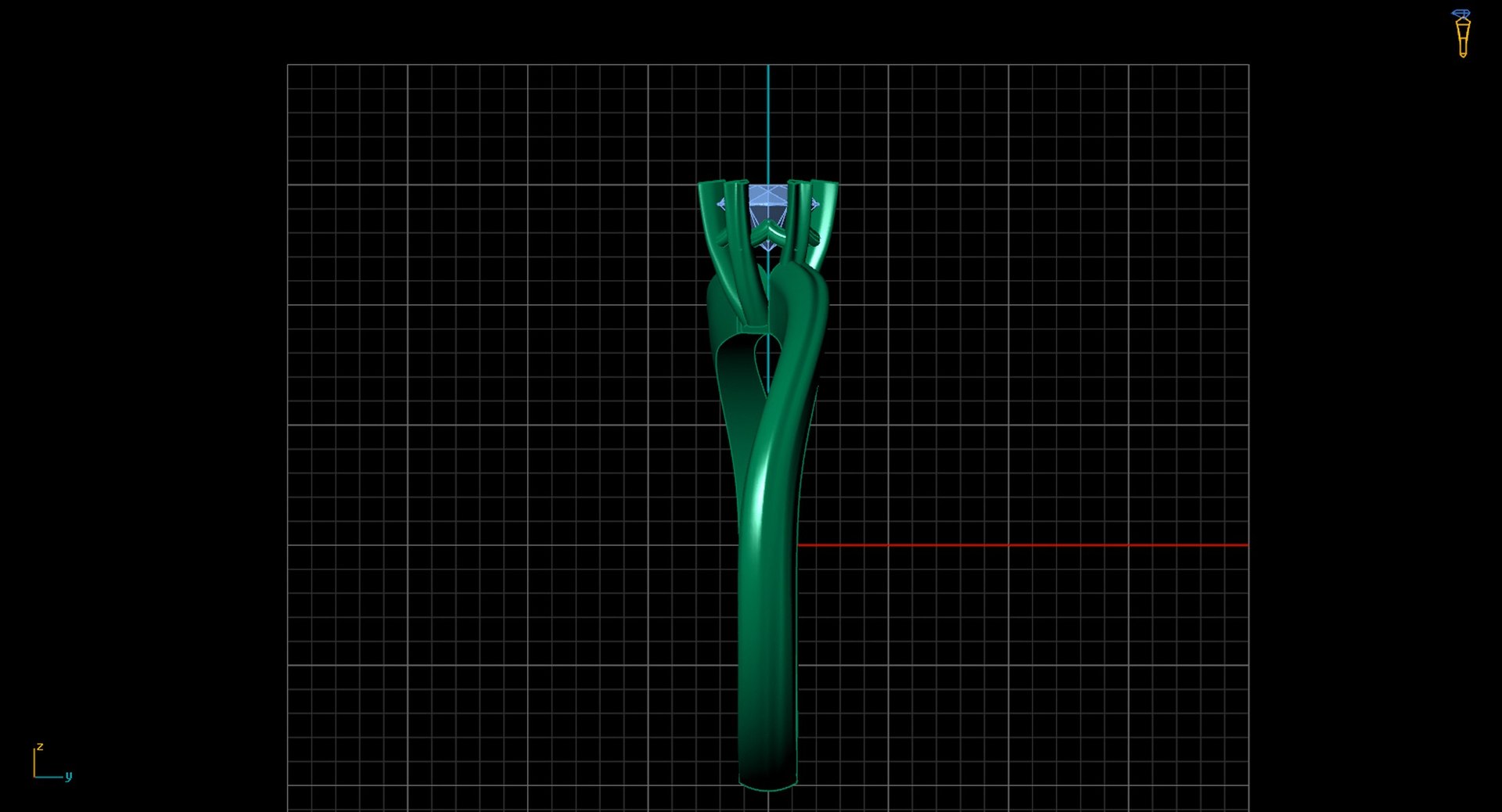 STL 3DM Print Ready Women Diamond Ring Lightweight Printable Model - TurboSquid 2485718