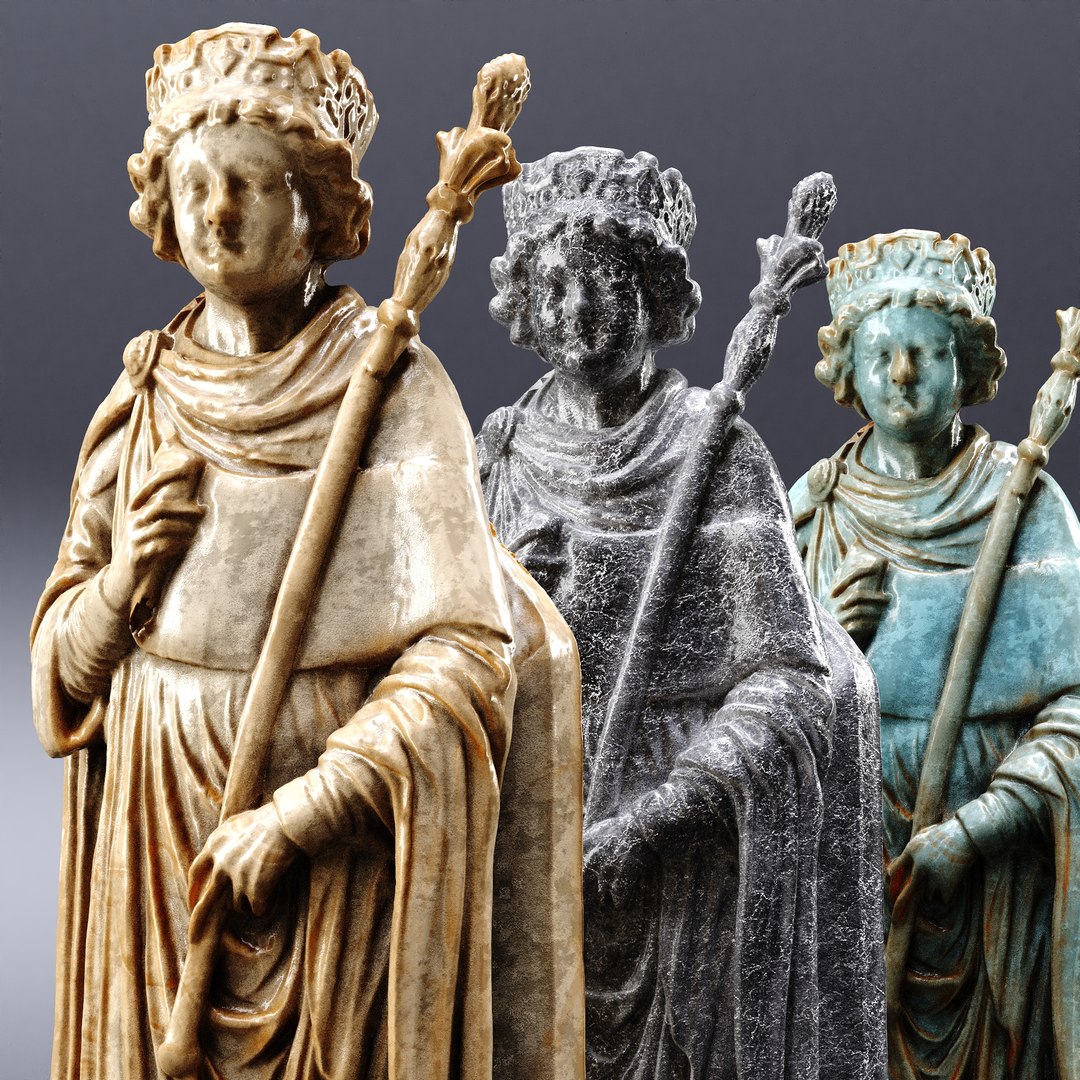 3D King Salomon Sculpture Model - TurboSquid 2244934