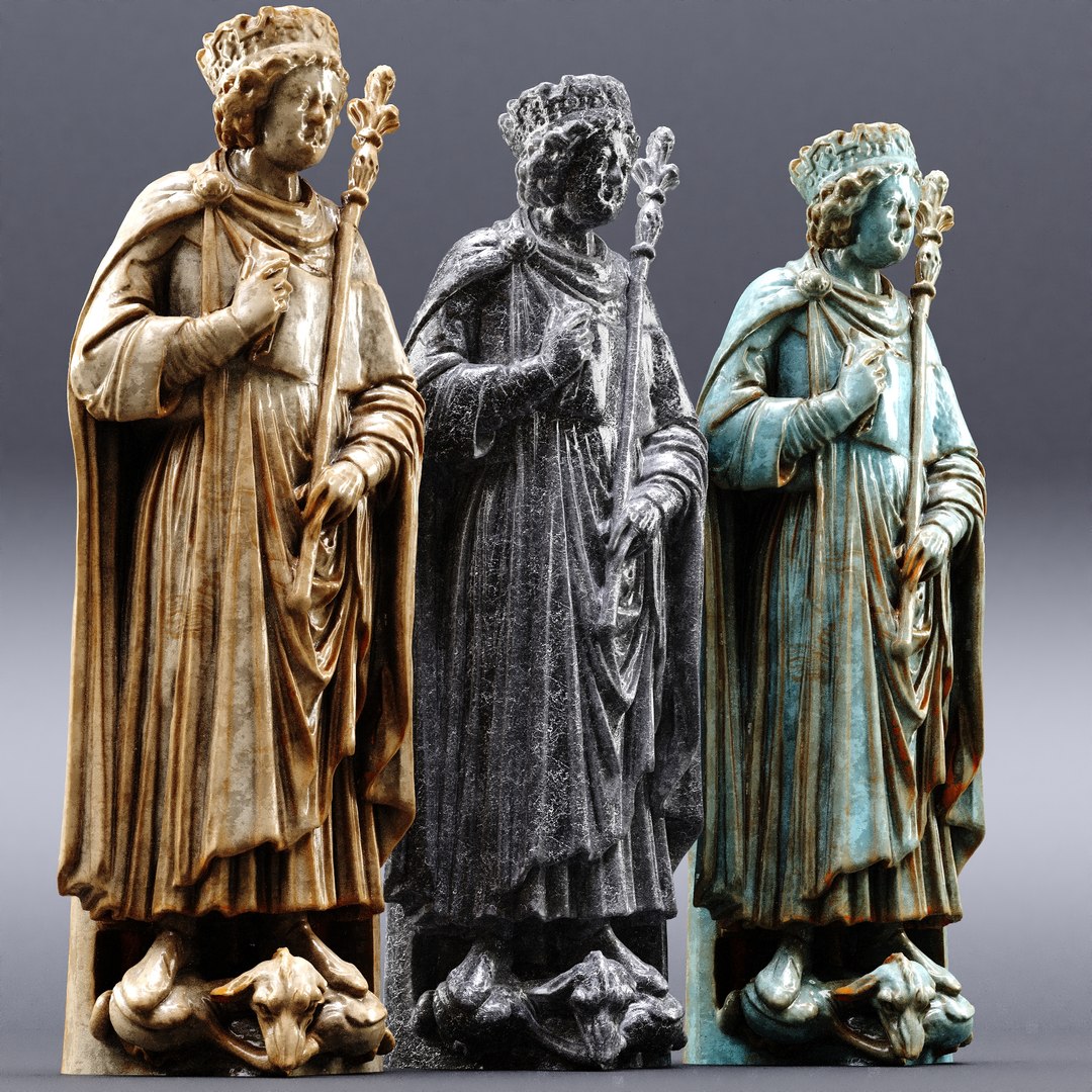3D King Salomon Sculpture Model - TurboSquid 2244934