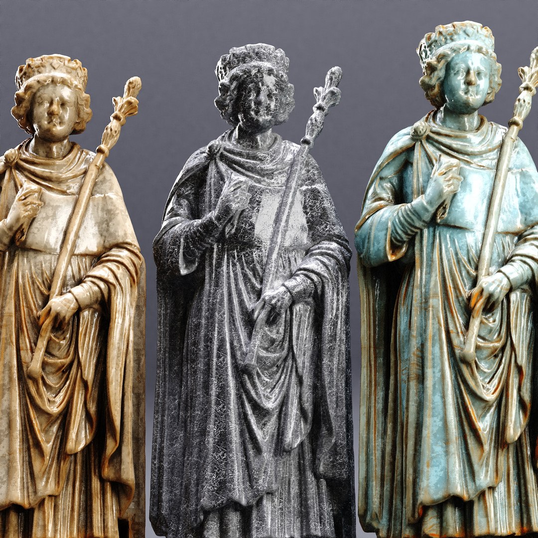 3D King Salomon Sculpture Model - TurboSquid 2244934