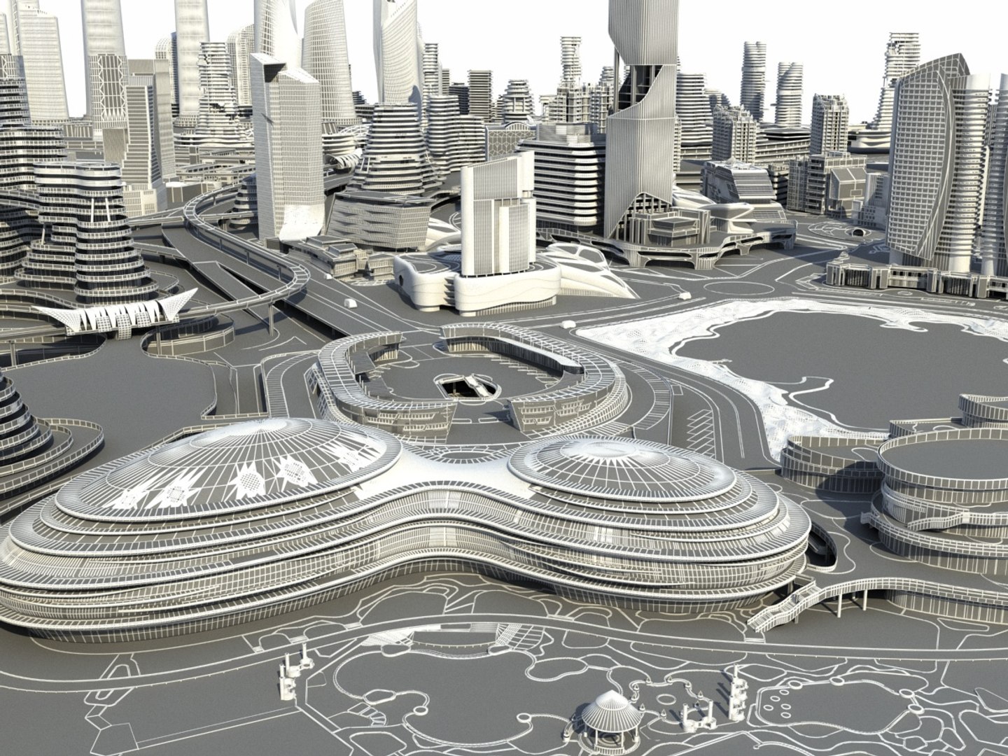 3D City 3 model - TurboSquid 2031818