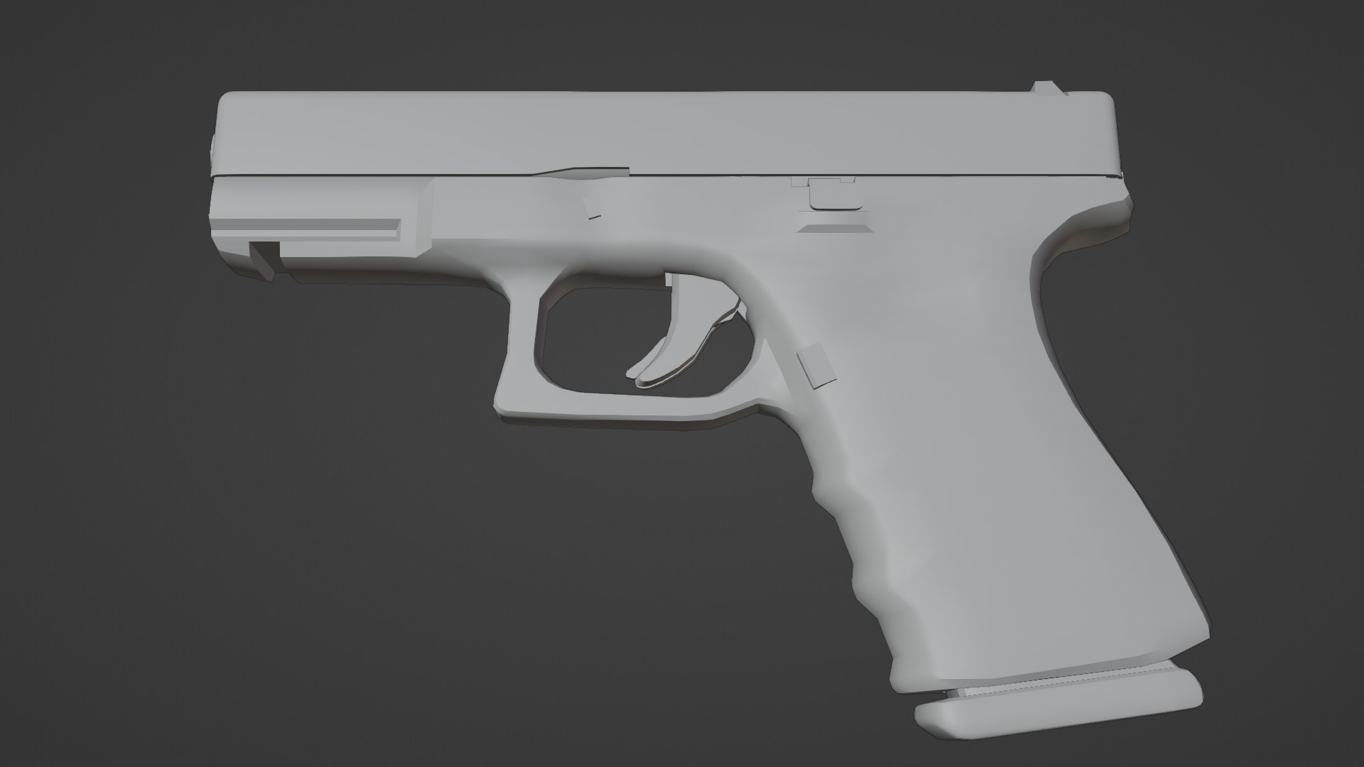Glock 19 Gun 9mm LOW POLY 3D Model - TurboSquid 2203399
