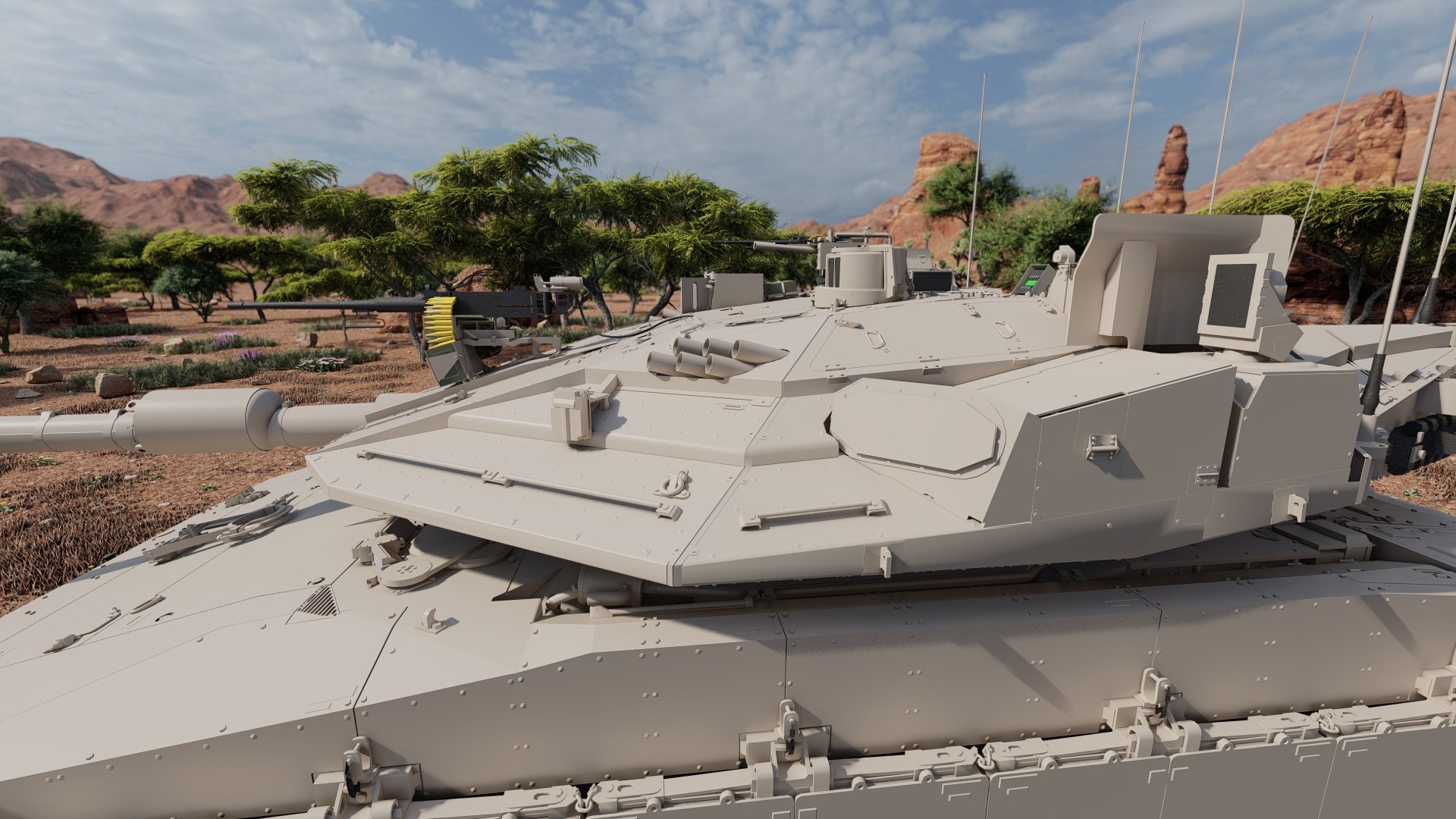 3D Merkava 4M - TurboSquid 2316481
