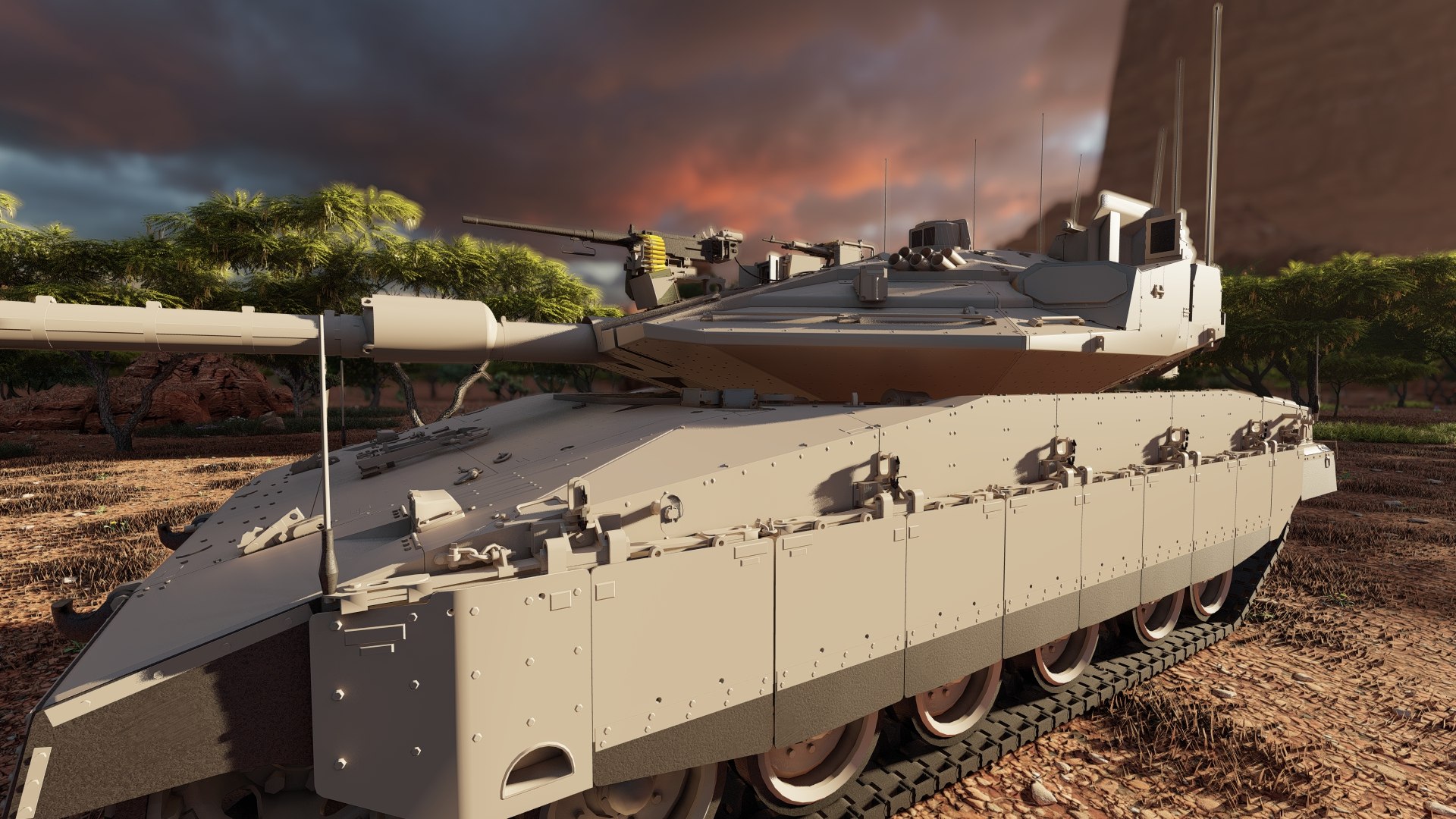 3D Merkava 4M - TurboSquid 2316481