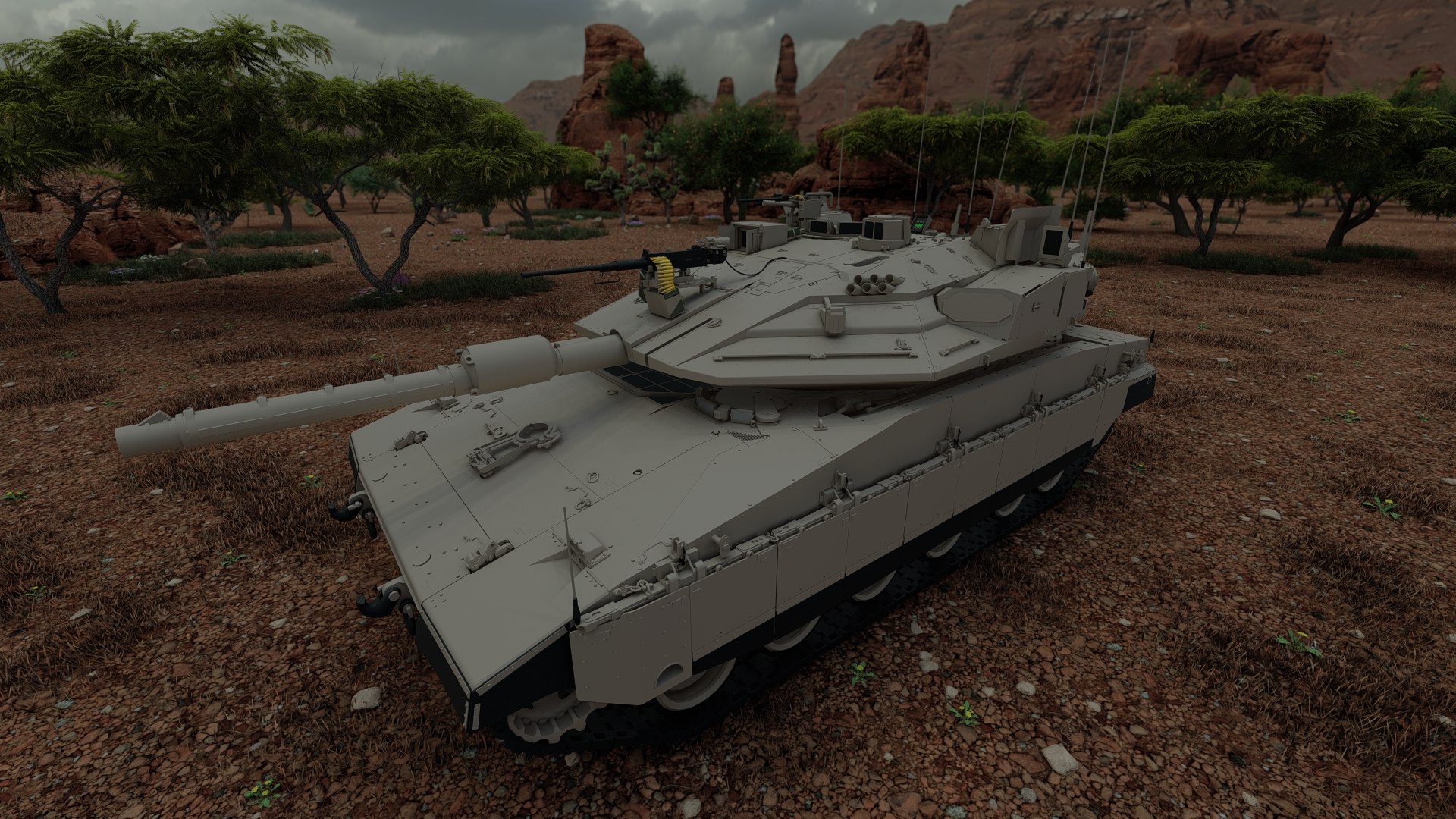 3D Merkava 4M - TurboSquid 2316481