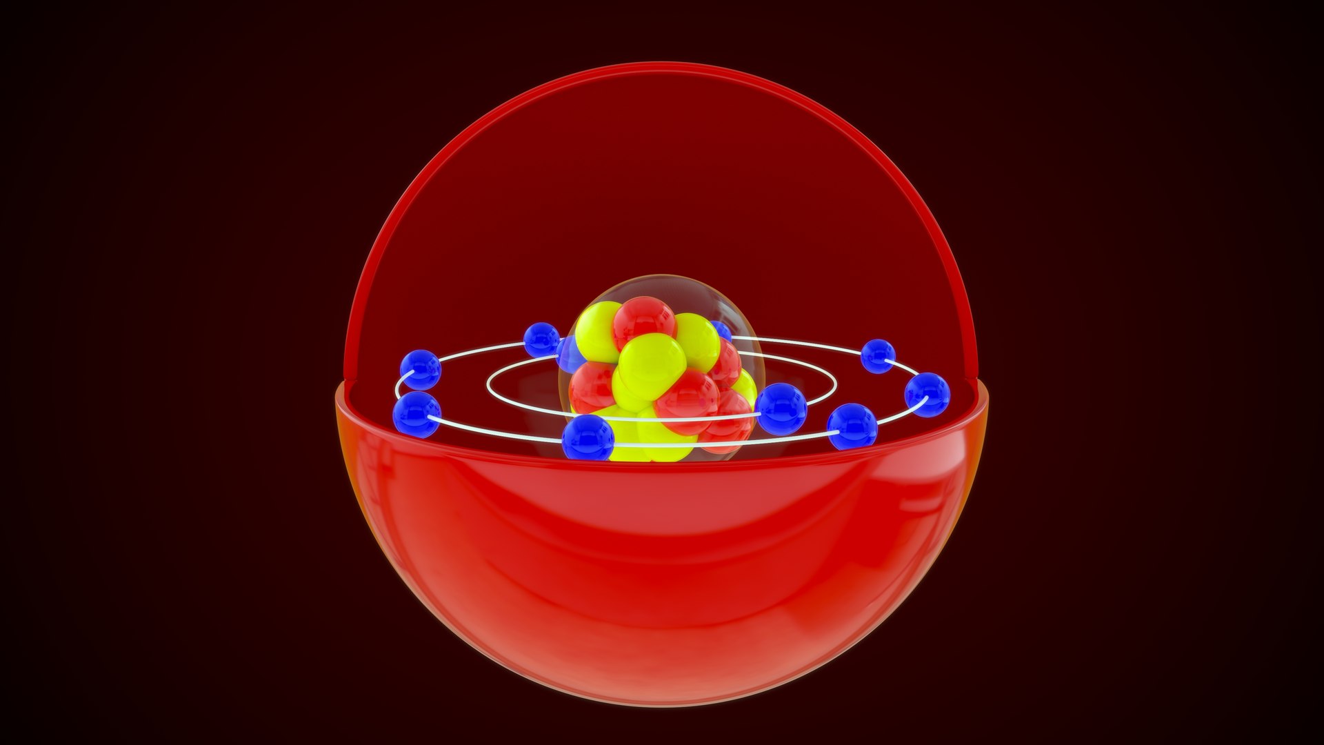 Neon Atom Model - TurboSquid 2131530