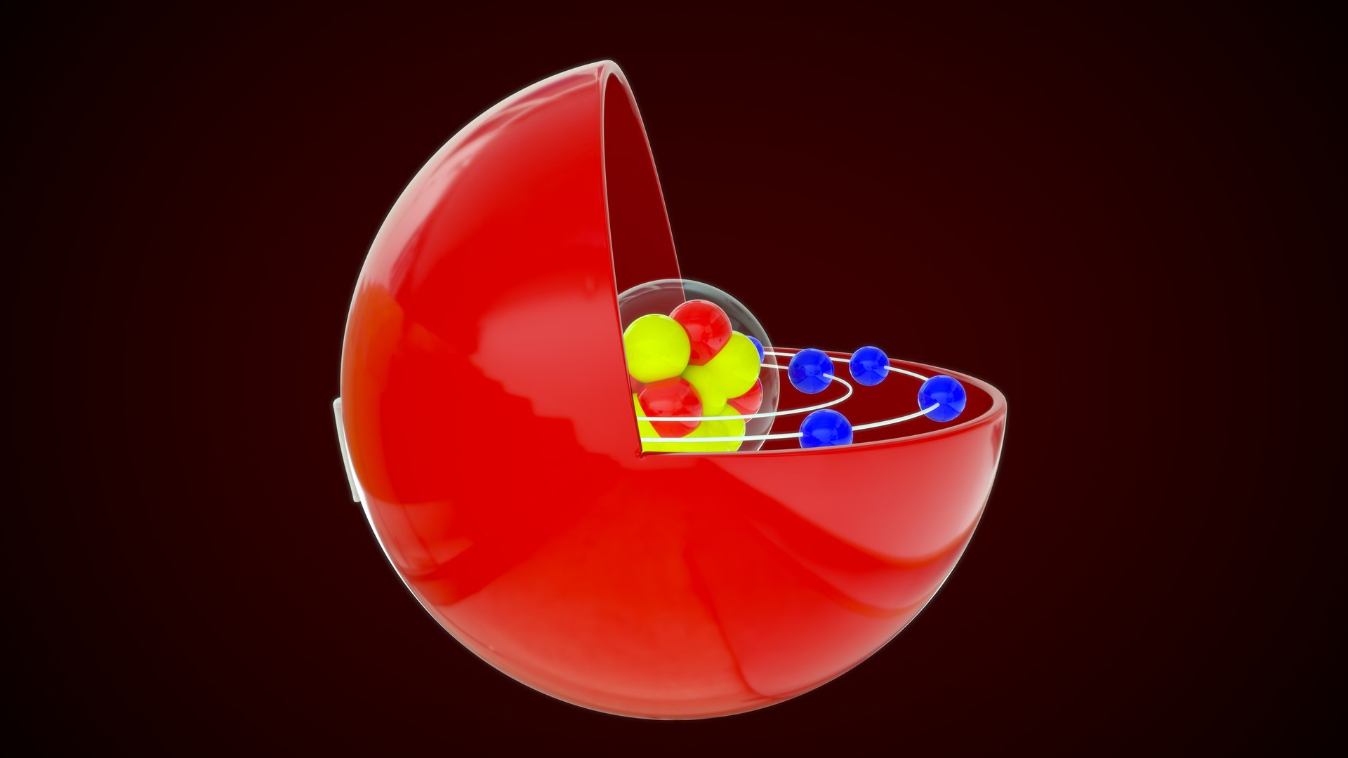 Neon Atom Model - TurboSquid 2131530