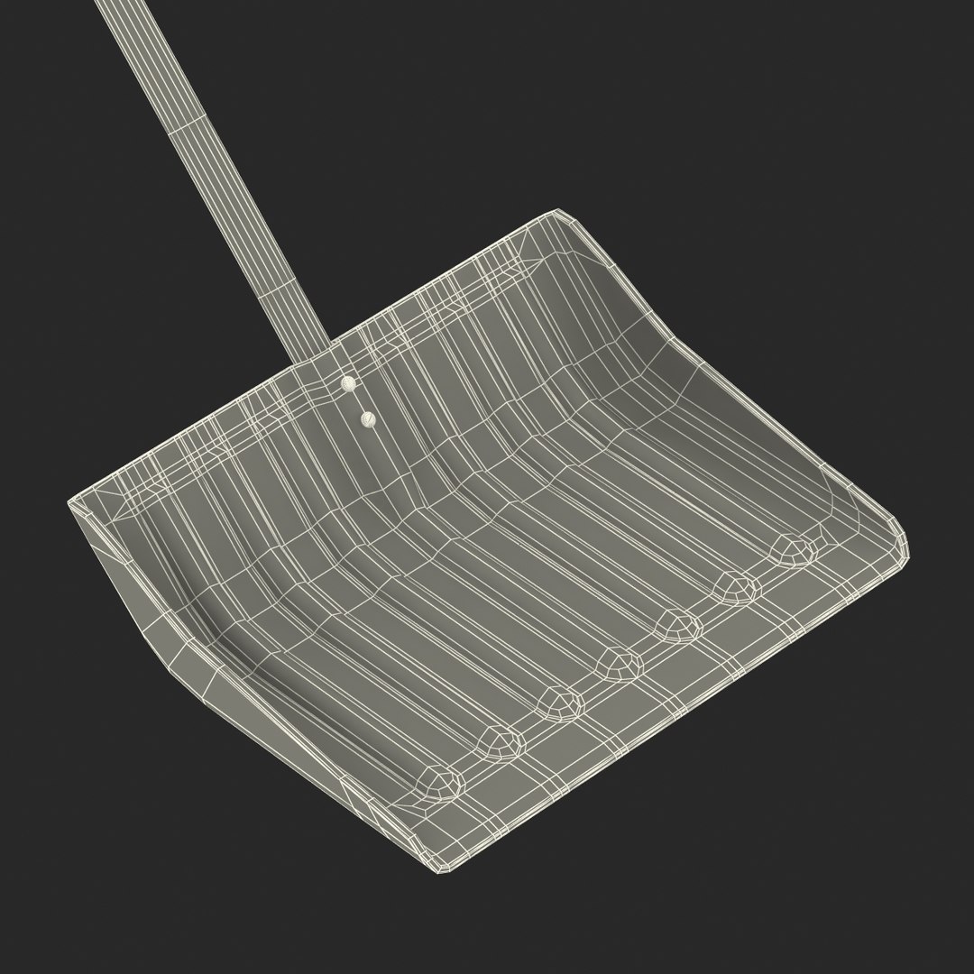 3d 3ds Yellow Snow Shovel