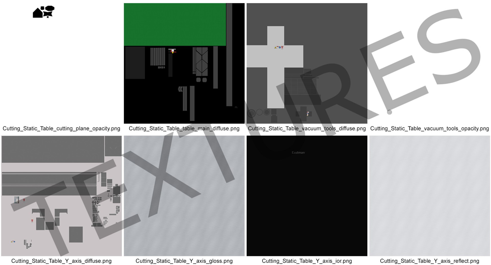 Table cutting rigged 3D model - TurboSquid 1388246