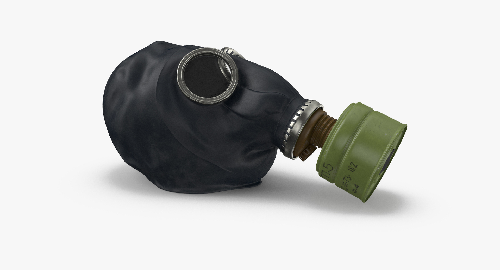 3d model of gas mask