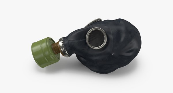 3d model of gas mask