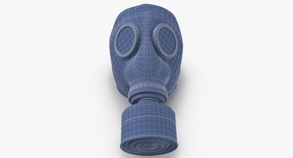 3d model of gas mask