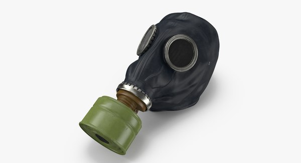 3d model of gas mask