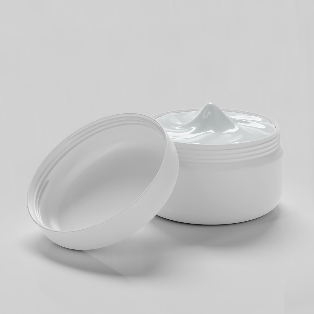 Cream Jar 12 3D Model - TurboSquid 1962766