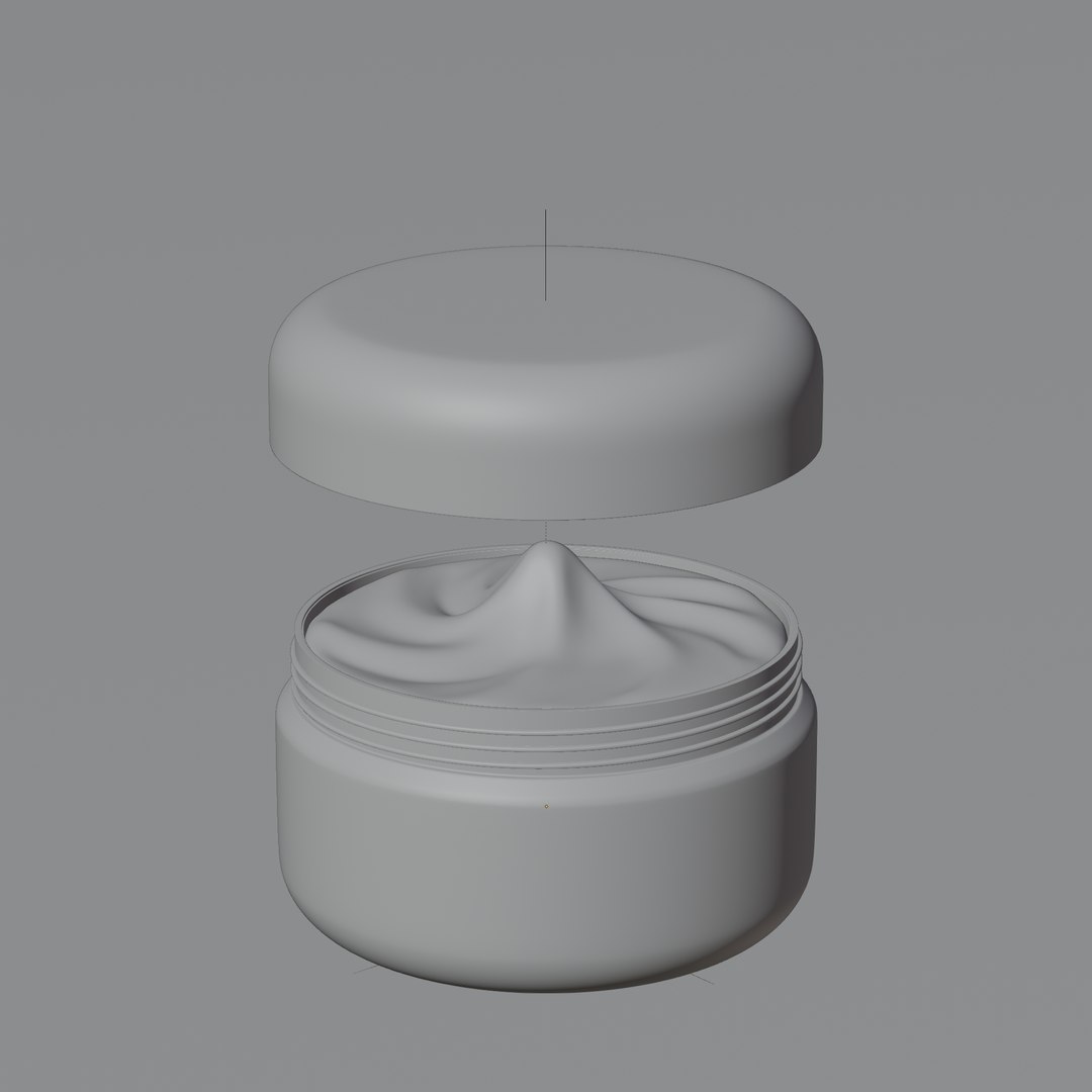 Cream Jar 12 3D Model - TurboSquid 1962766