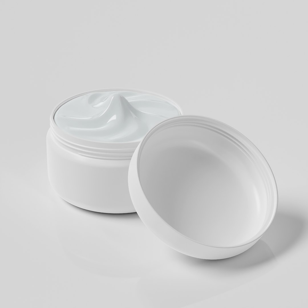 Cream Jar 12 3D Model - TurboSquid 1962766