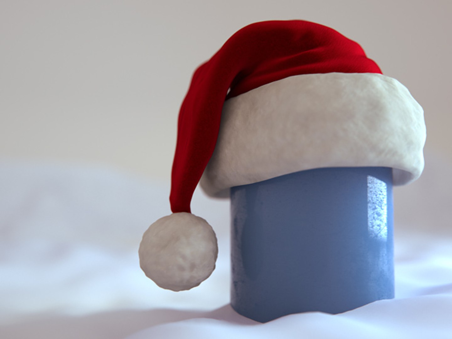3d Model Of Santa Christmas Hat