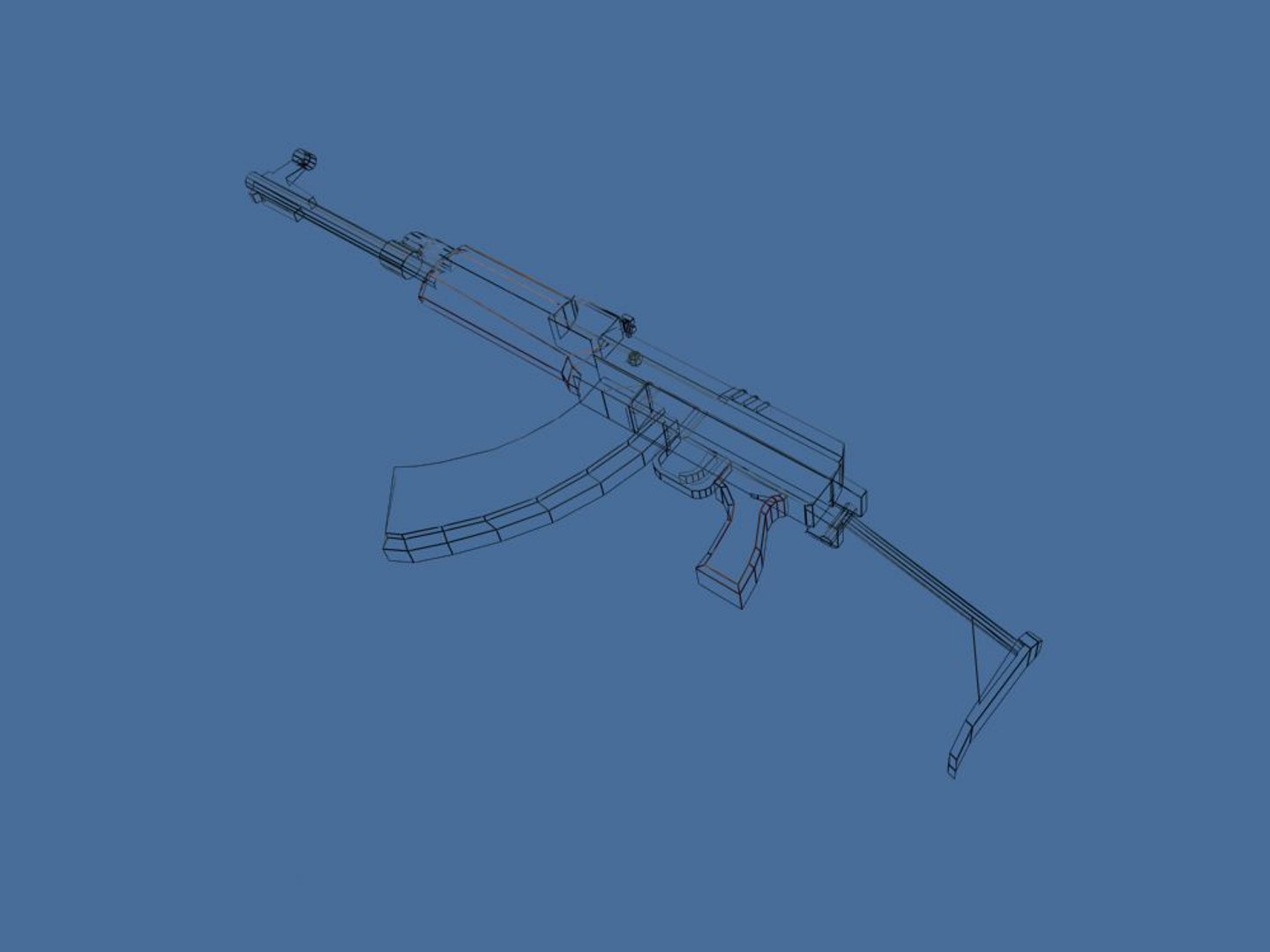 3d czech sa58 rifle model
