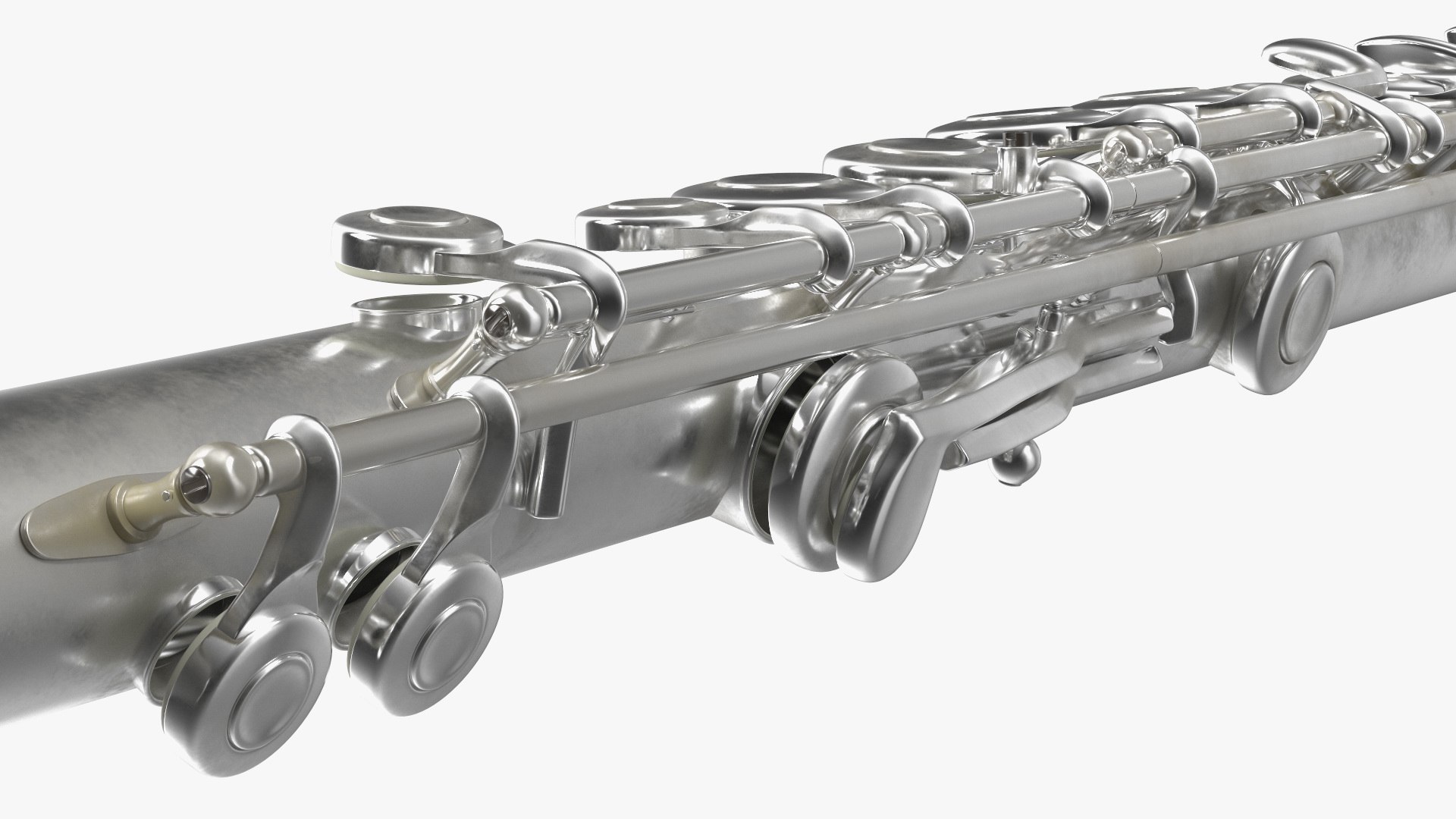 Western Concert Flute 3D - TurboSquid 2164599