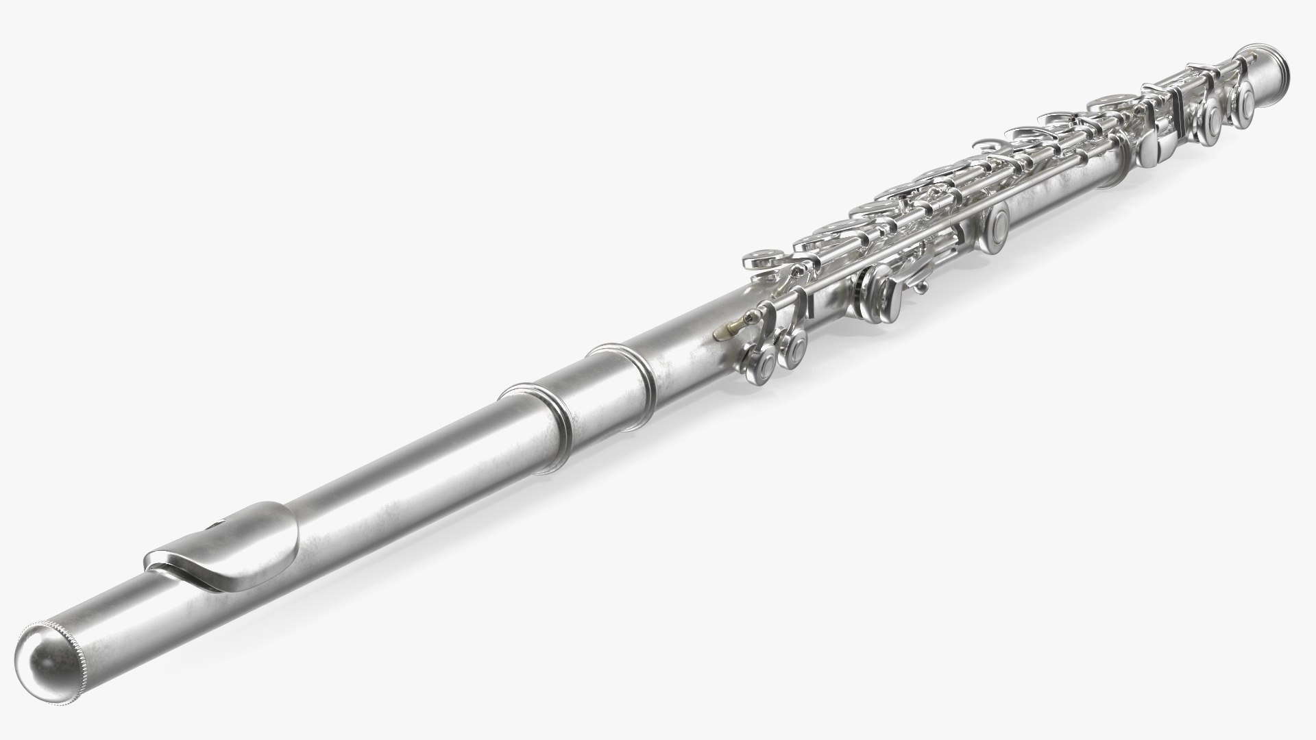 Western Concert Flute 3D - TurboSquid 2164599