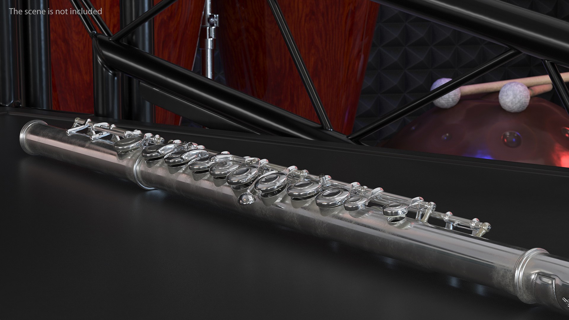 Western Concert Flute 3D - TurboSquid 2164599