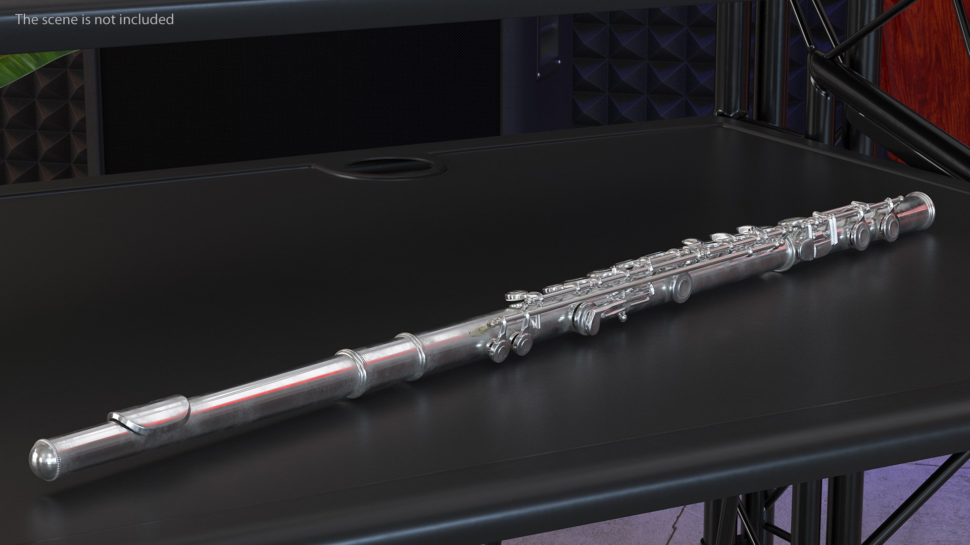 Western Concert Flute 3D - TurboSquid 2164599