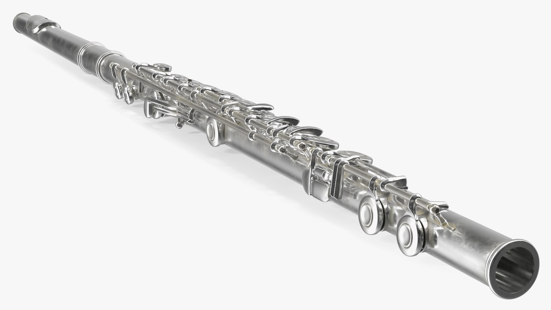 Western Concert Flute 3D - TurboSquid 2164599