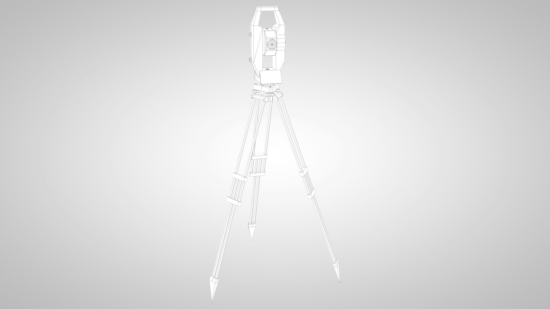 Total Station Lowpoly 3D model - TurboSquid 1846651