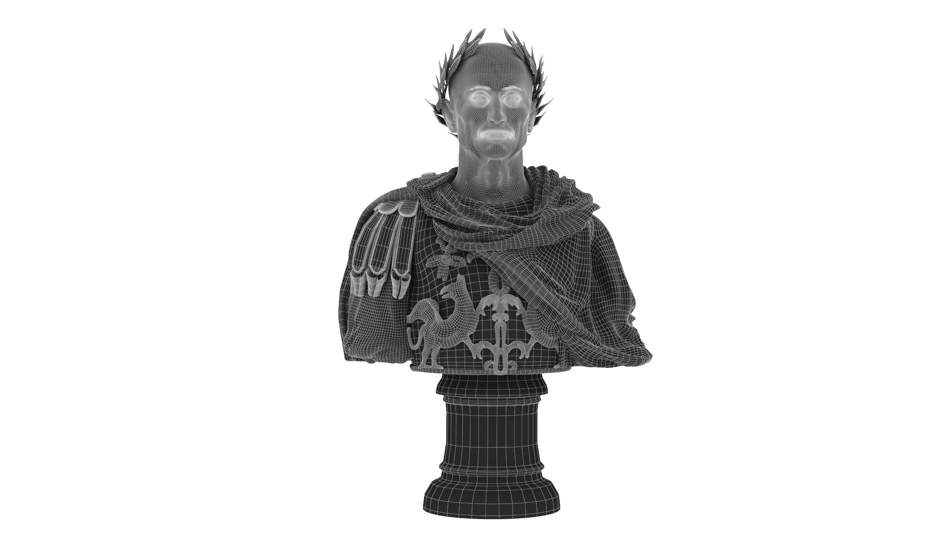 3D Model Julius Caesar Bust - TurboSquid 2390854
