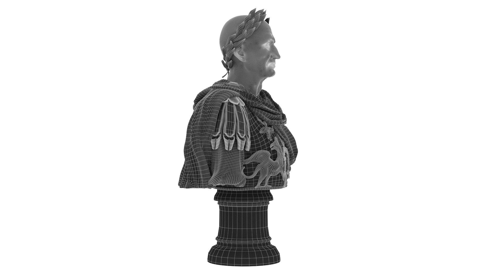 3D Model Julius Caesar Bust - TurboSquid 2390854