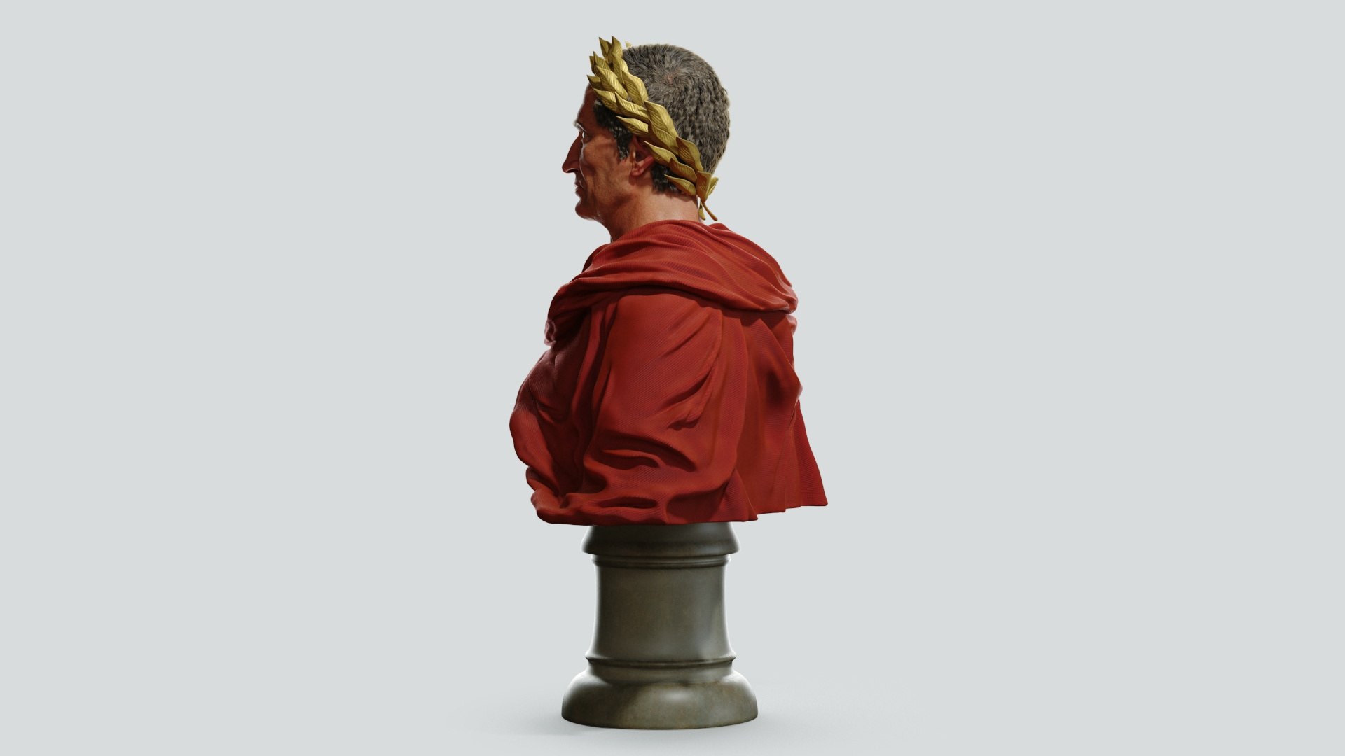 3D Model Julius Caesar Bust - TurboSquid 2390854