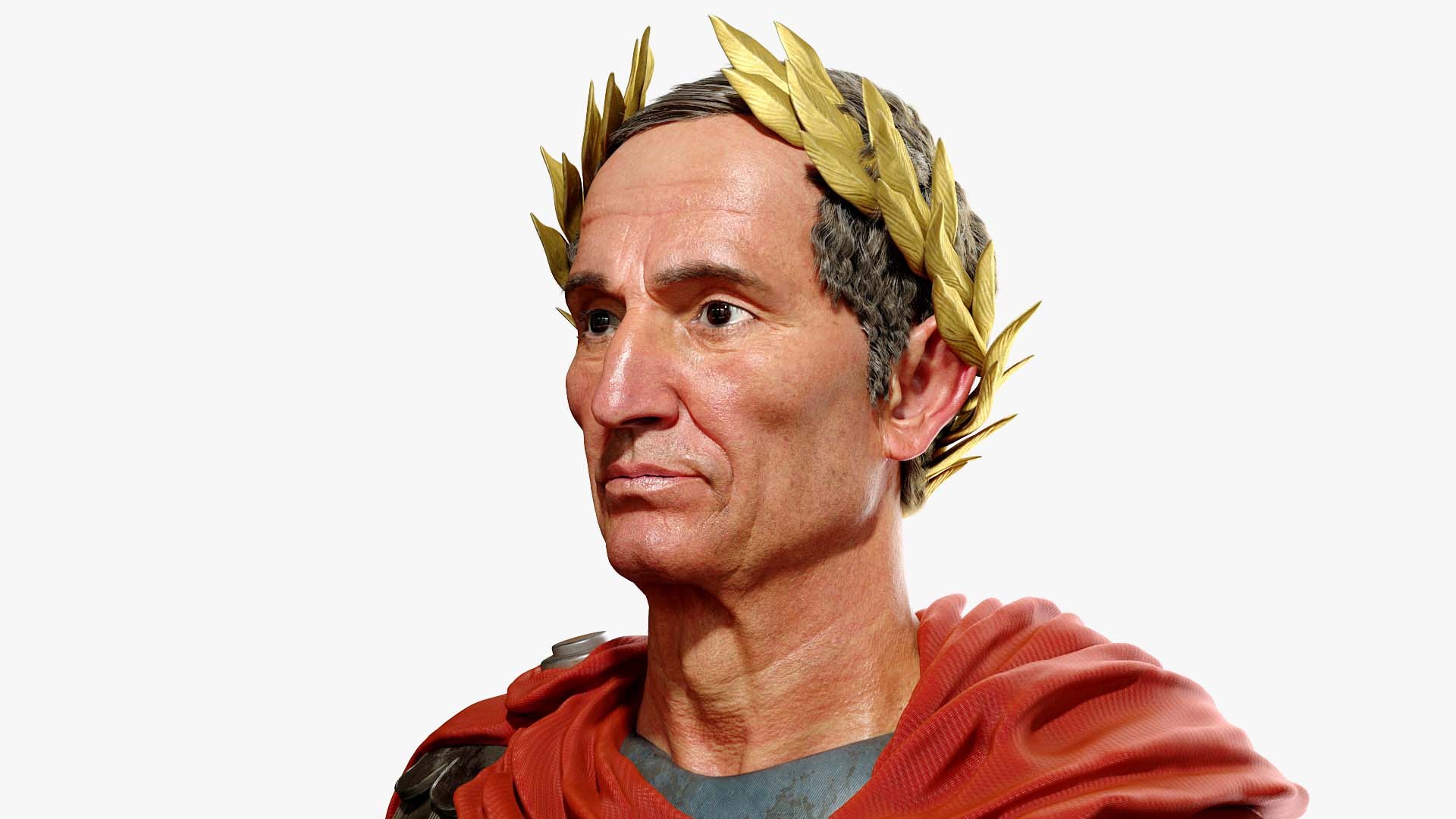 3D Model Julius Caesar Bust - TurboSquid 2390854