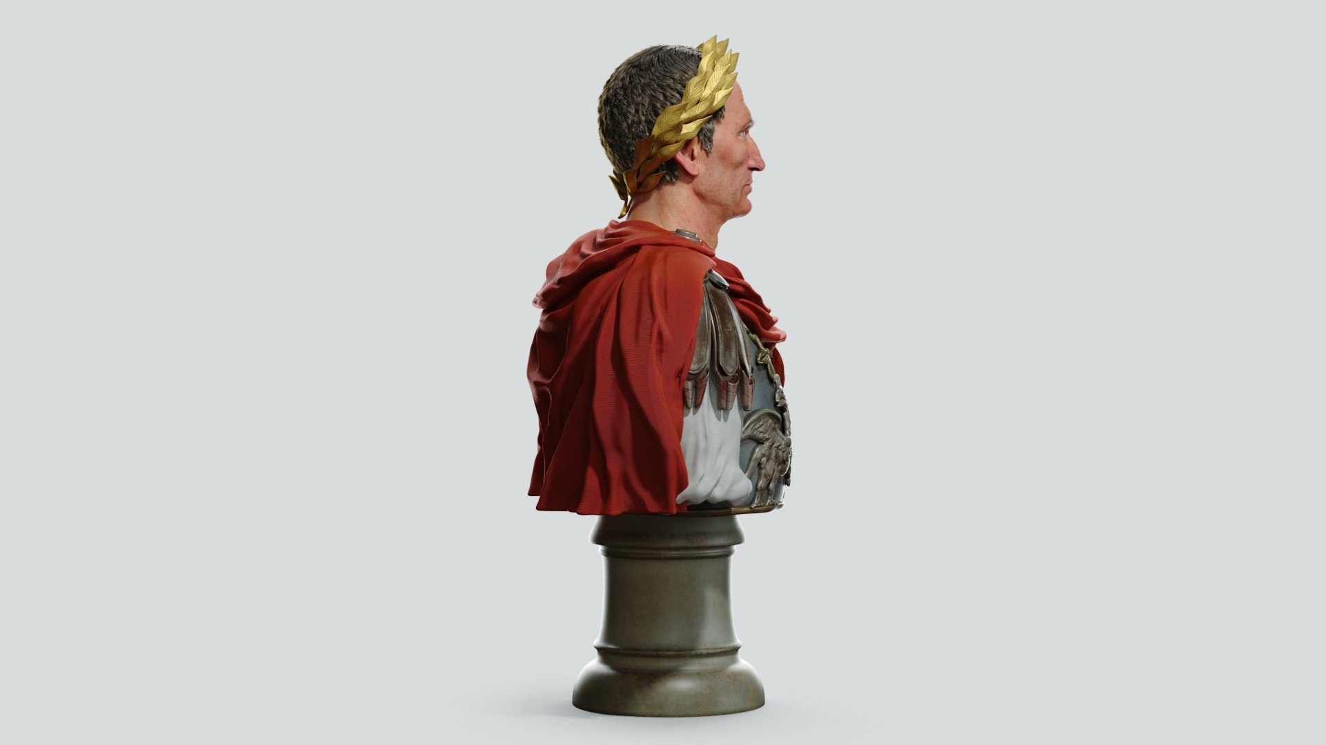 3D Model Julius Caesar Bust - TurboSquid 2390854
