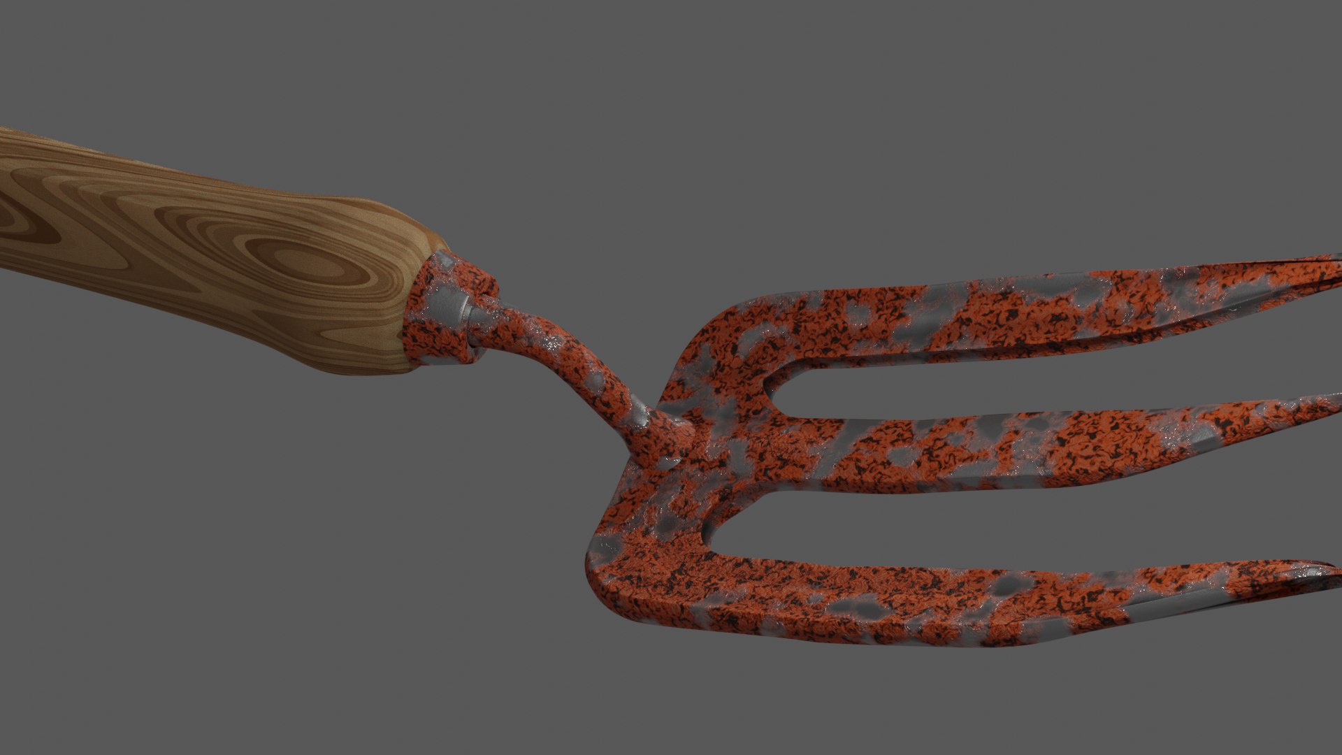 Rust fork wood 3D - TurboSquid 1575579