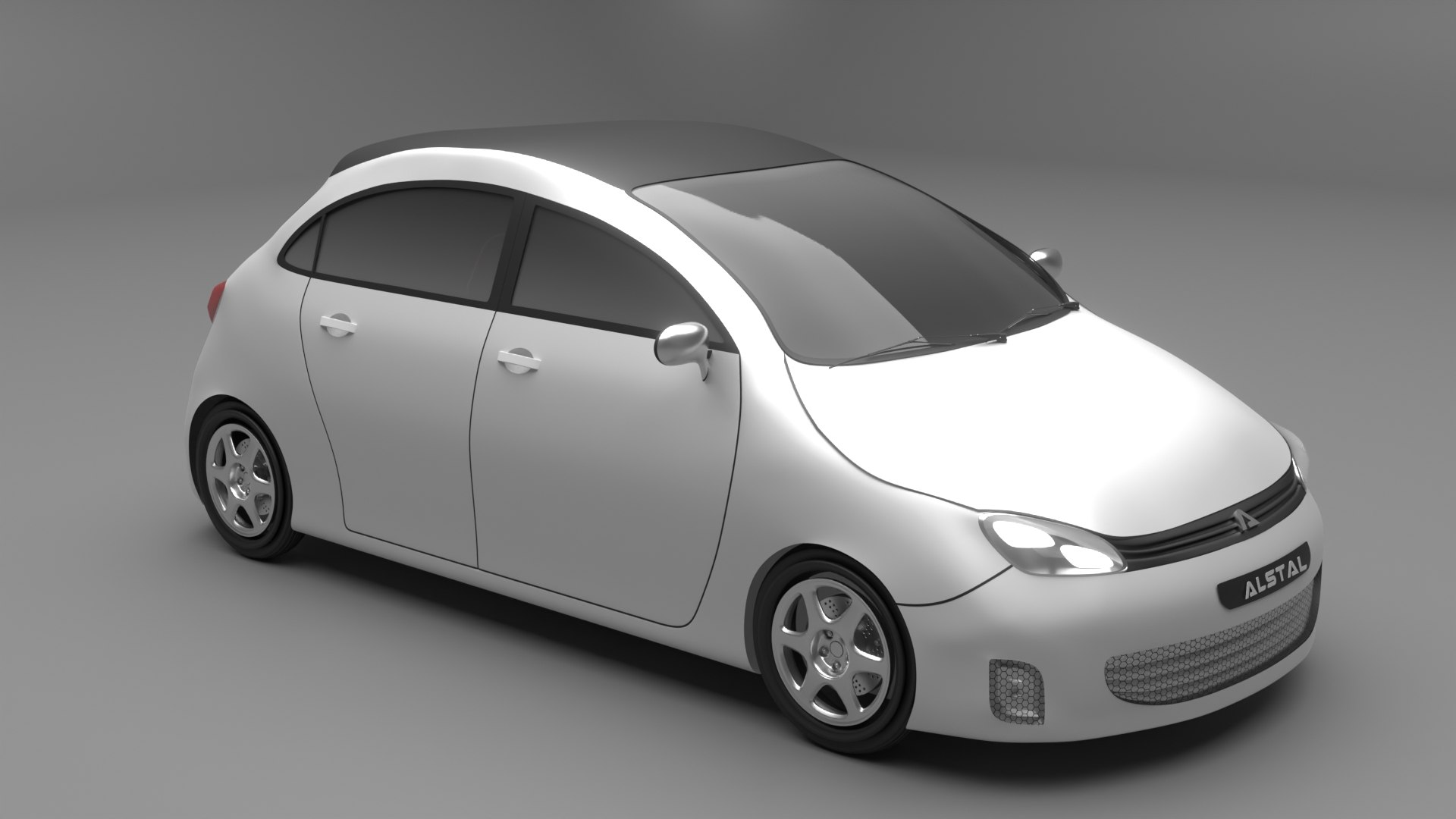 Minimal Car 3D Model - TurboSquid 2261422