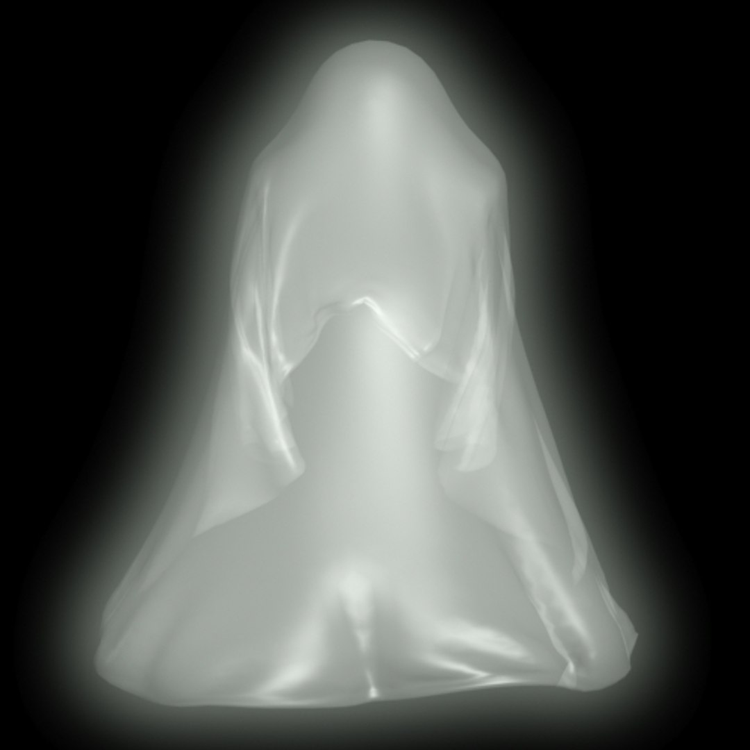 Cartoon Ghost Rigged 3d Max