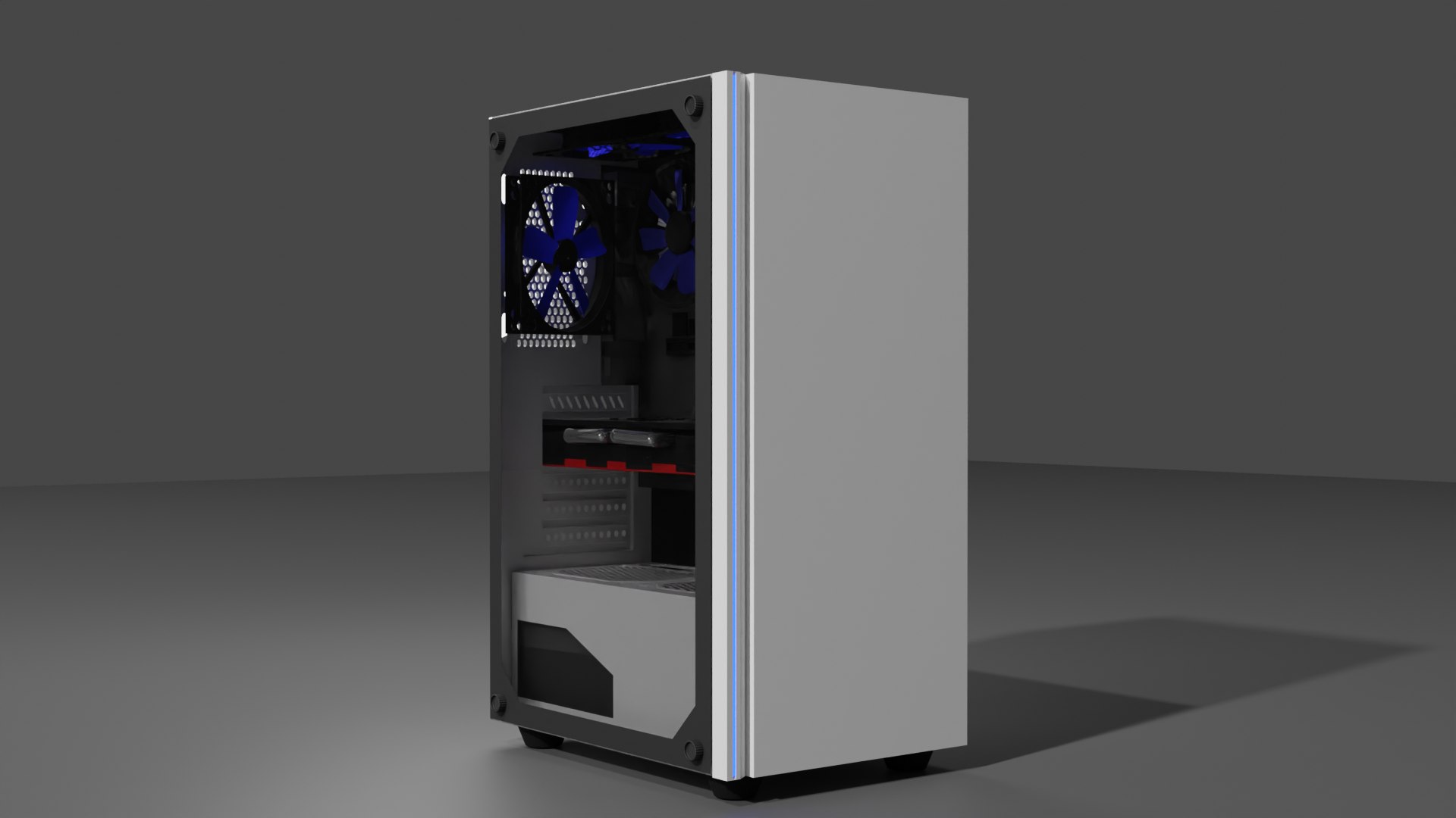 Bedroom With Computer 3D Model - TurboSquid 1929364