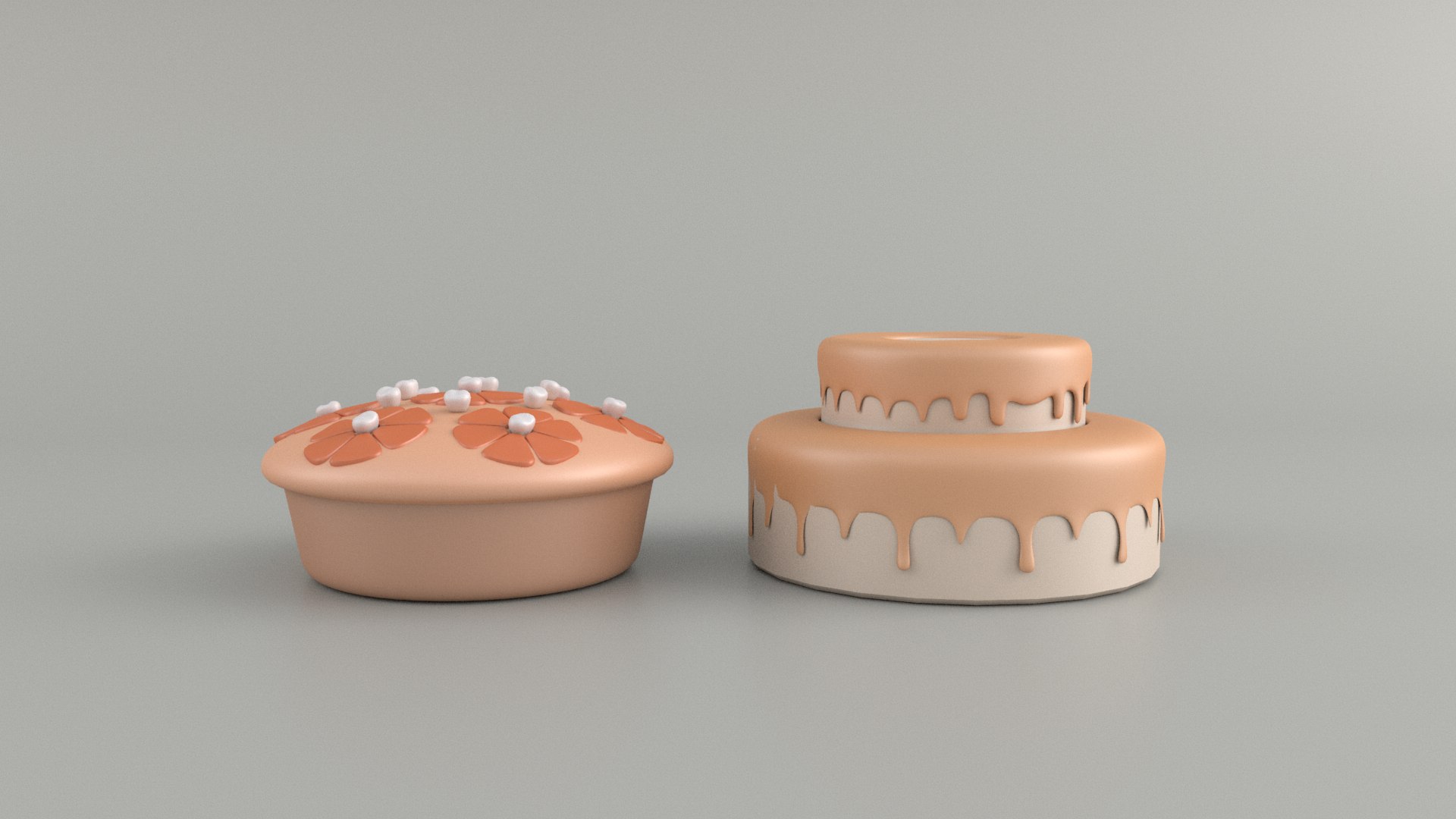 Cartoon Cake 3D Model - TurboSquid 2104309