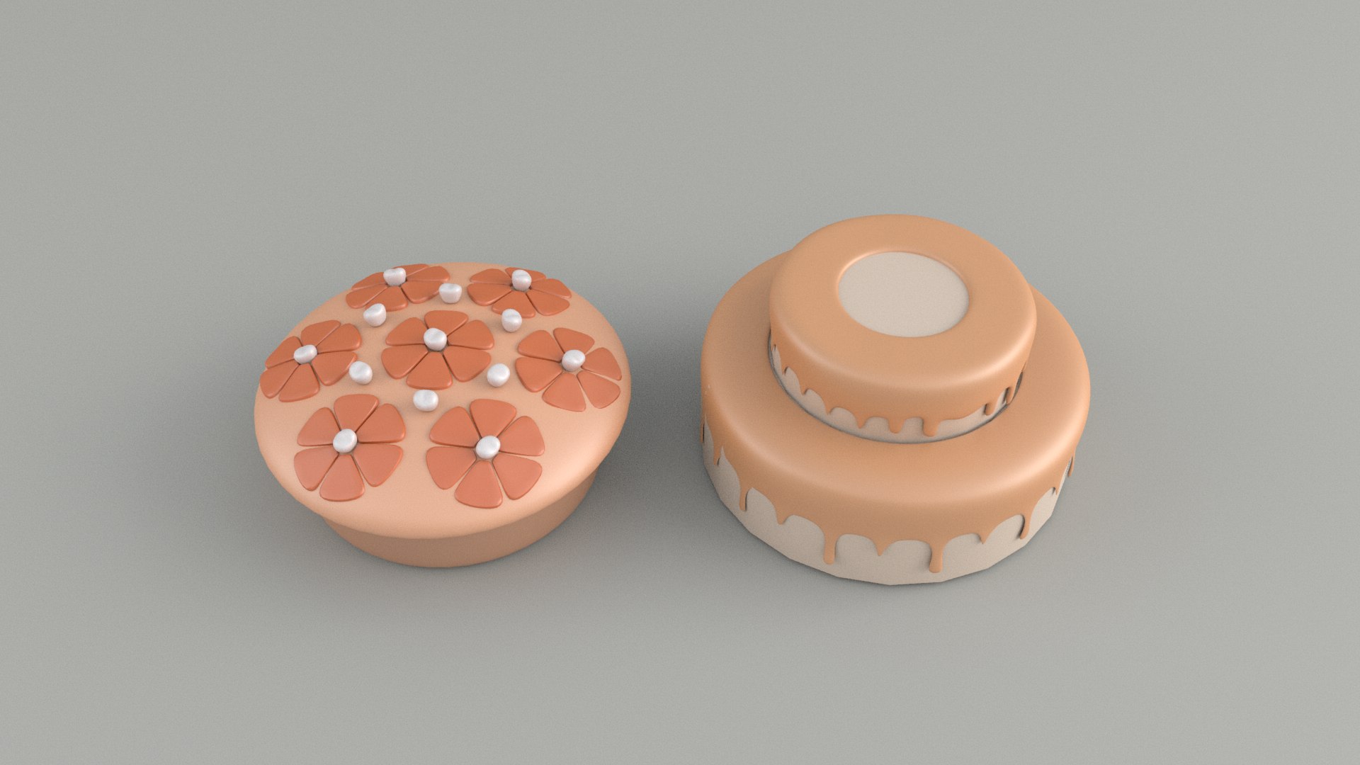 Cartoon Cake 3D Model - TurboSquid 2104309