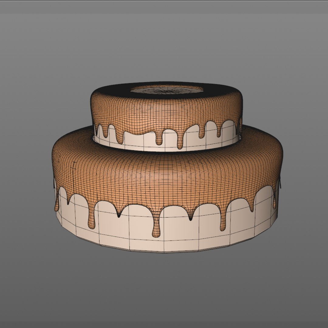 Cartoon Cake 3D Model - TurboSquid 2104309